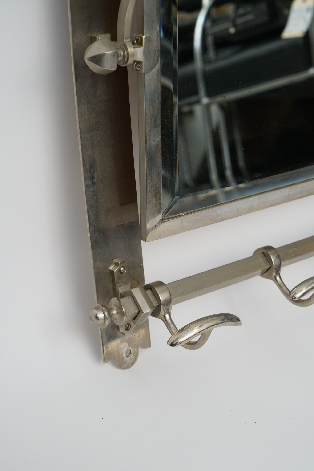 **REWORK**Vintage Nickeled Metal Train Luggage Rack | EBTH