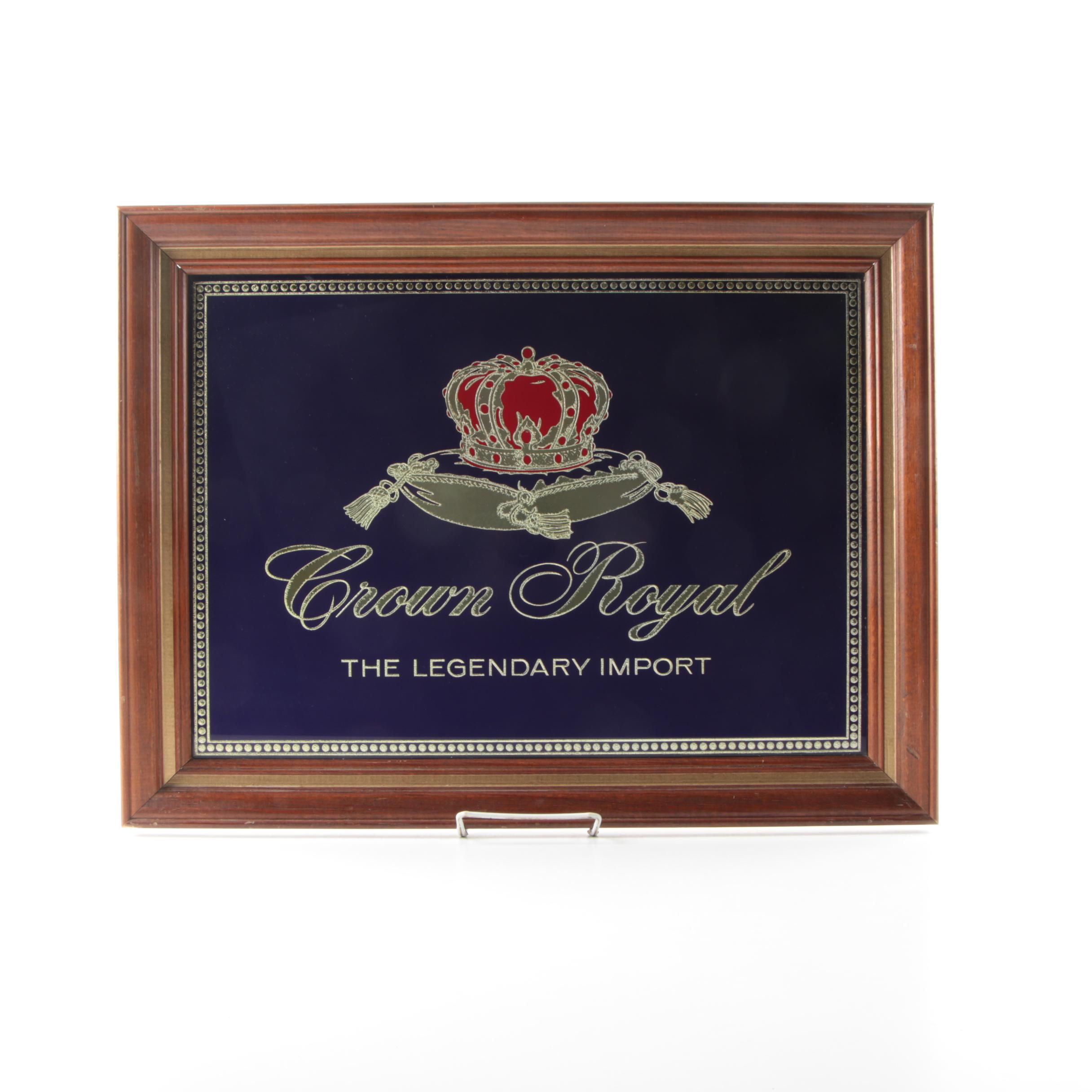 Framed Crown Royal Sign | EBTH
