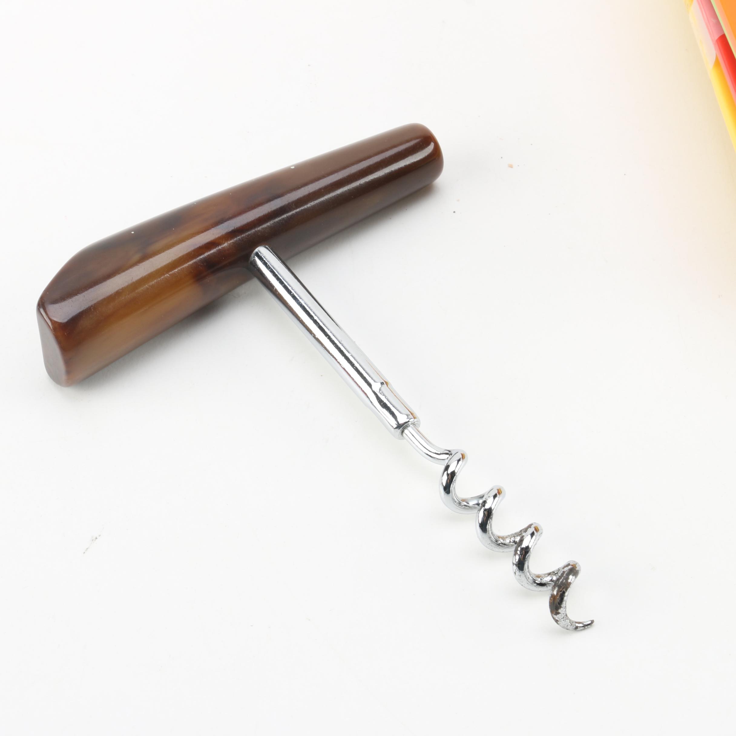 Bakelite Corkscrew and Melamine Trays | EBTH