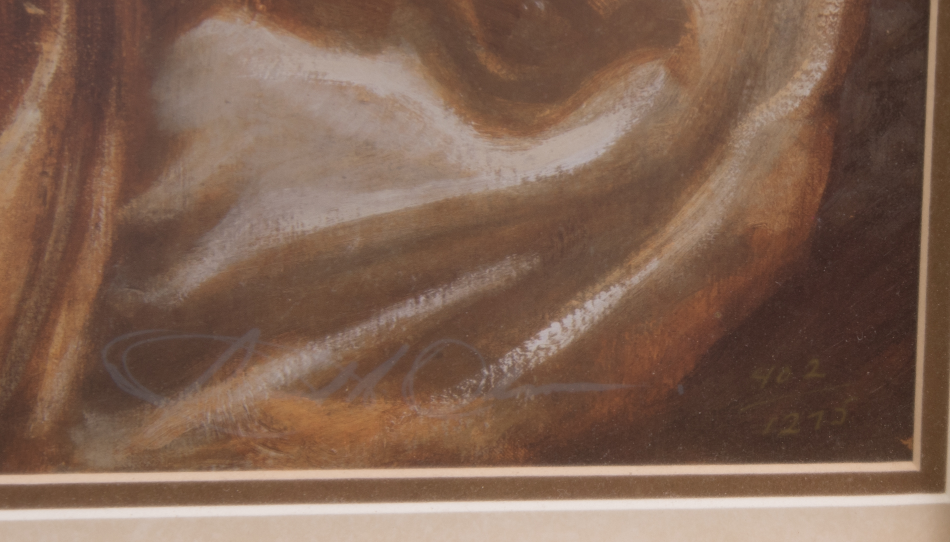 Robert A. Olson Signed Limited Edition Offset Lithograph "In Her Mother ...