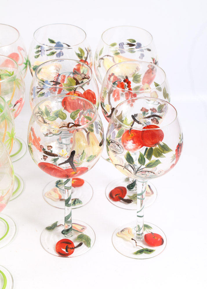Hand-Painted Goblets and Stemware | EBTH