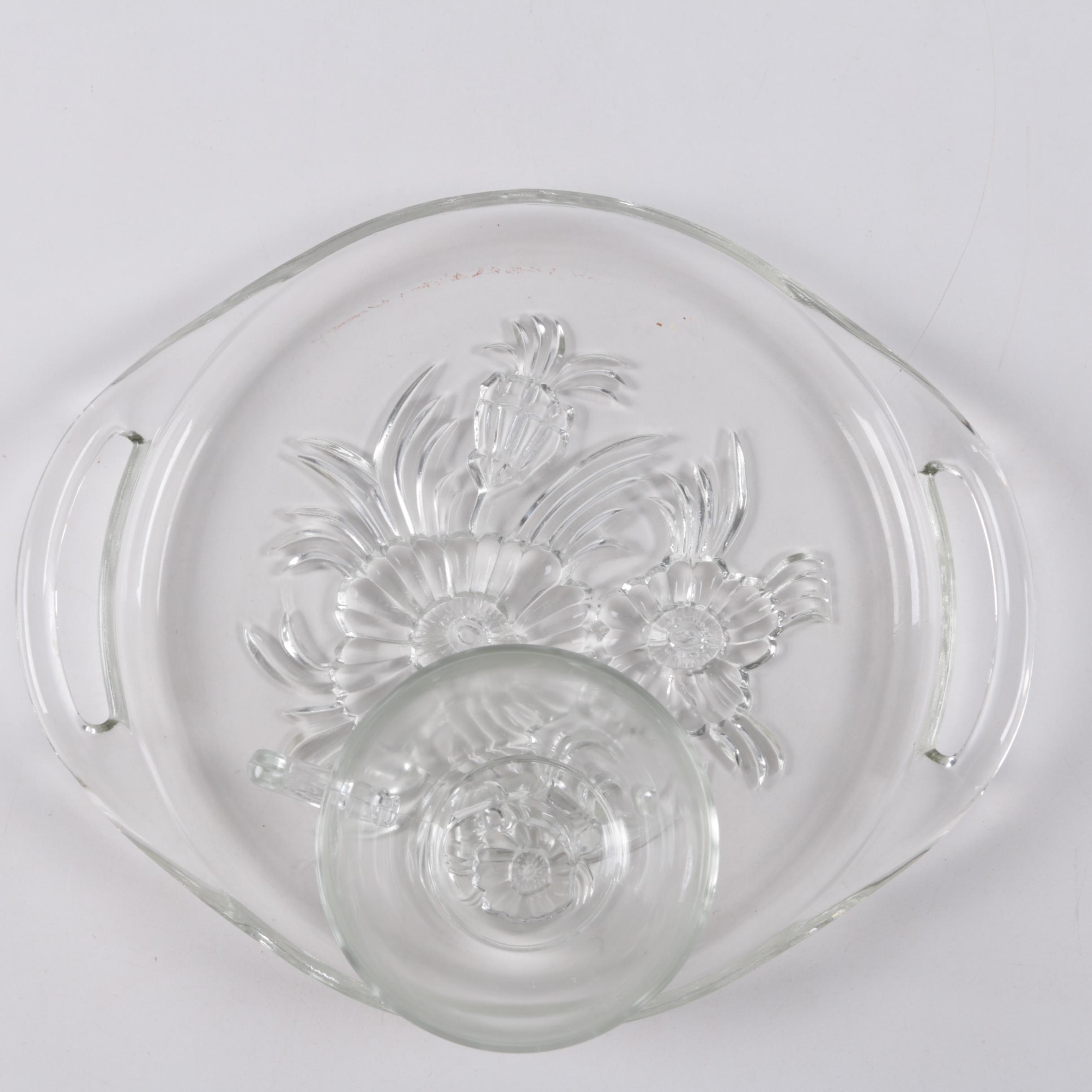 Camellia Crystal Snack Set | EBTH