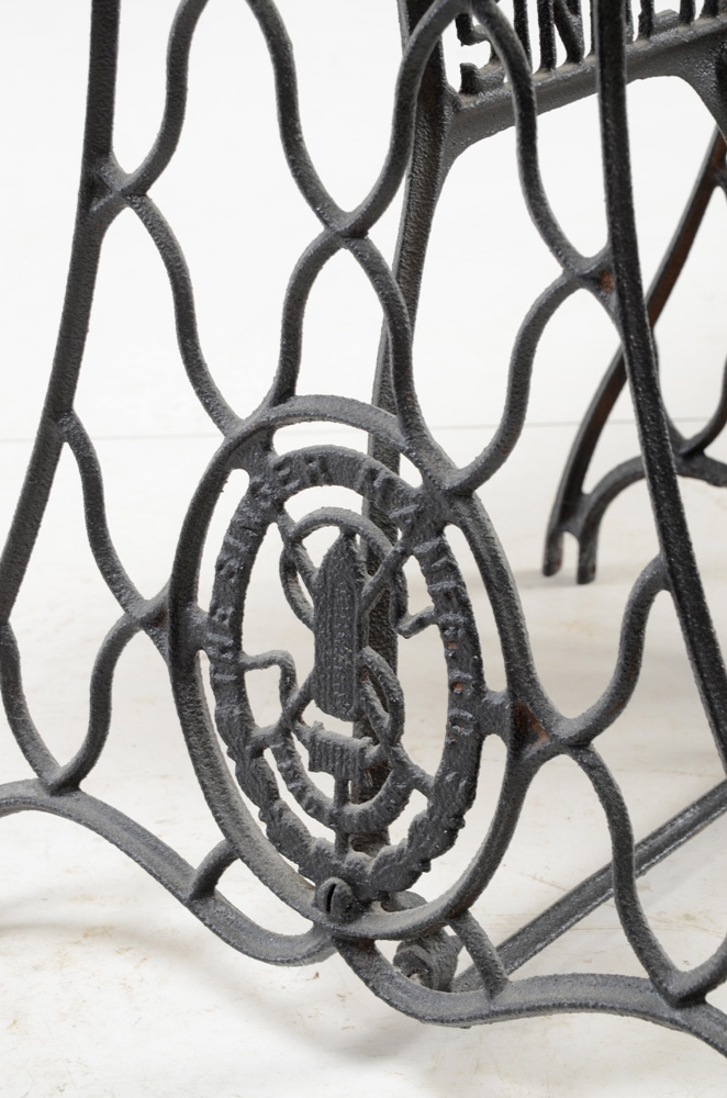 Accent Table with Singer Treadle Base | EBTH