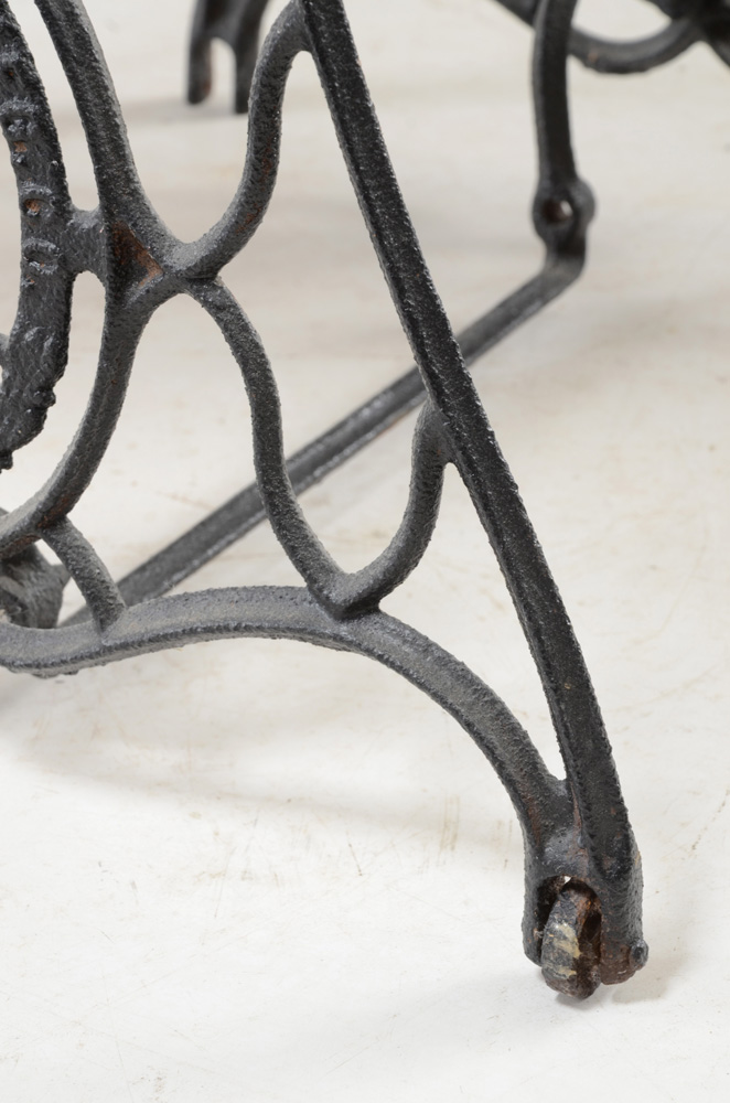 Accent Table with Singer Treadle Base | EBTH