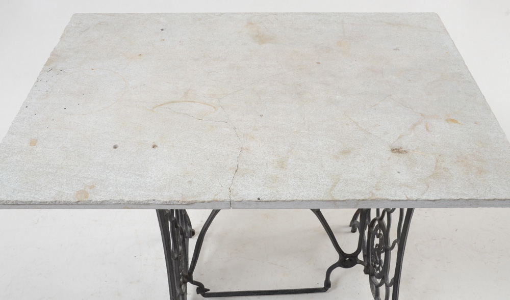 Accent Table with Singer Treadle Base | EBTH