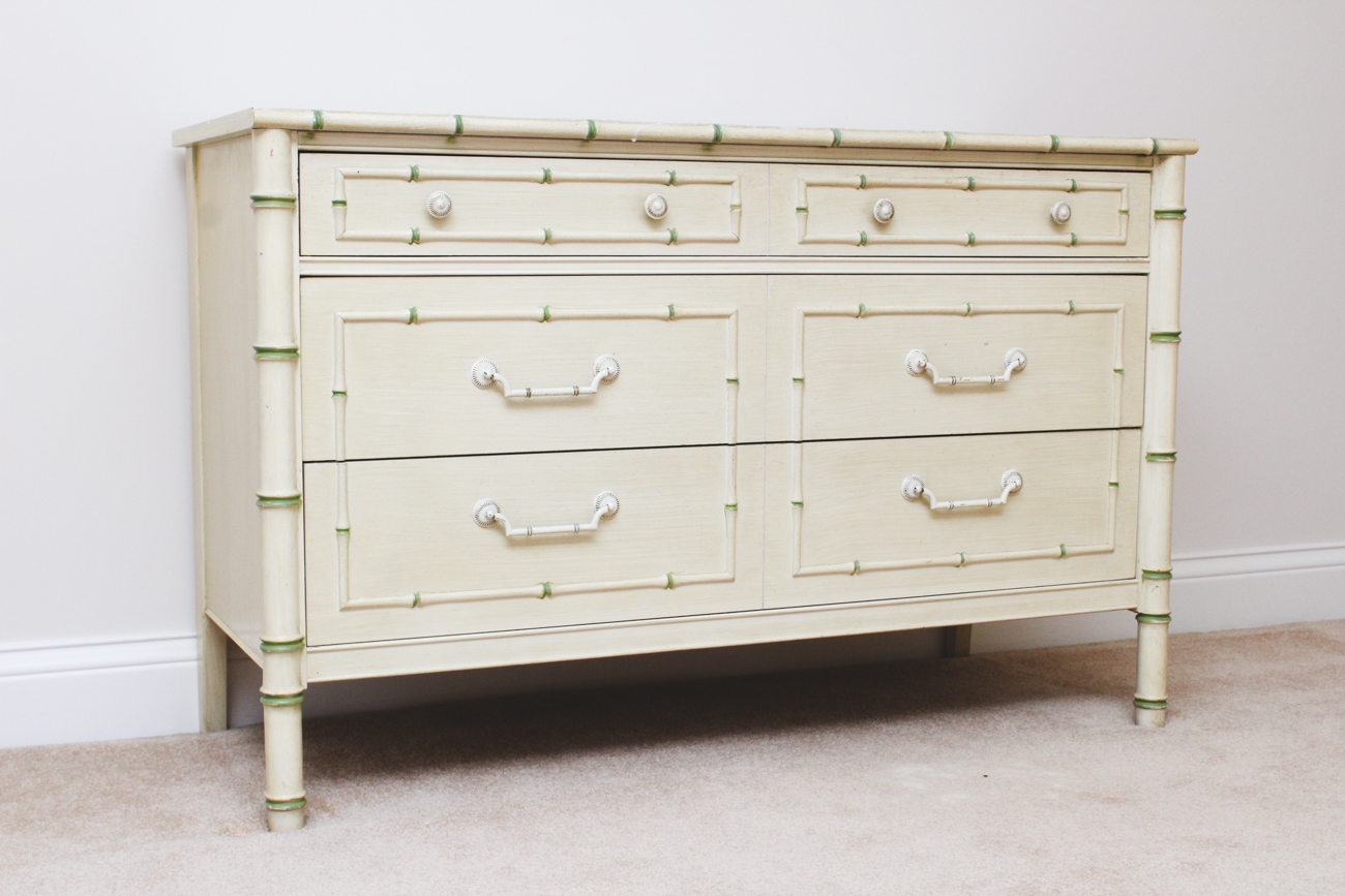 Vintage Thomasville "Allegro" Faux Bamboo Dresser | EBTH
