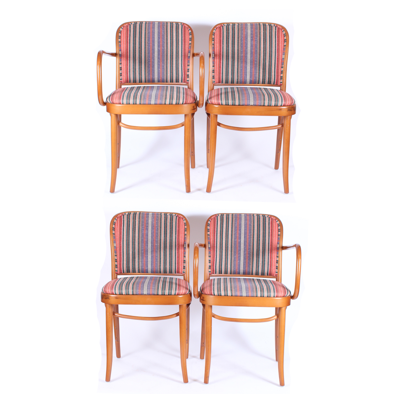 Set of Mid Century Loewenstein Wood Chairs | EBTH