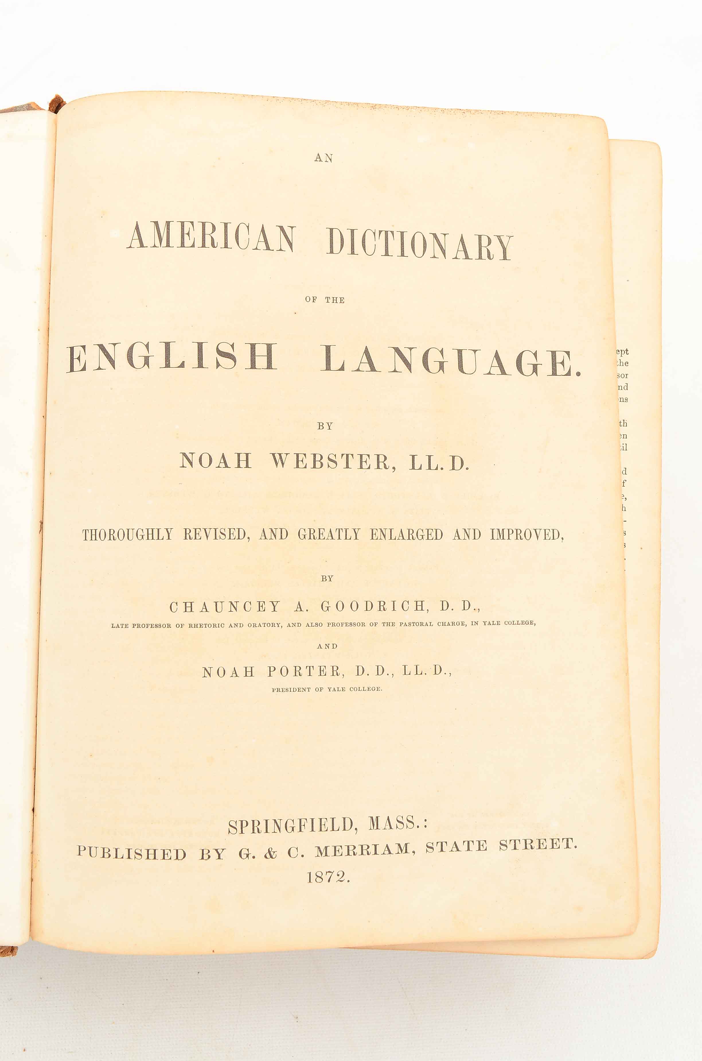 Antique Webster's Dictionary | EBTH