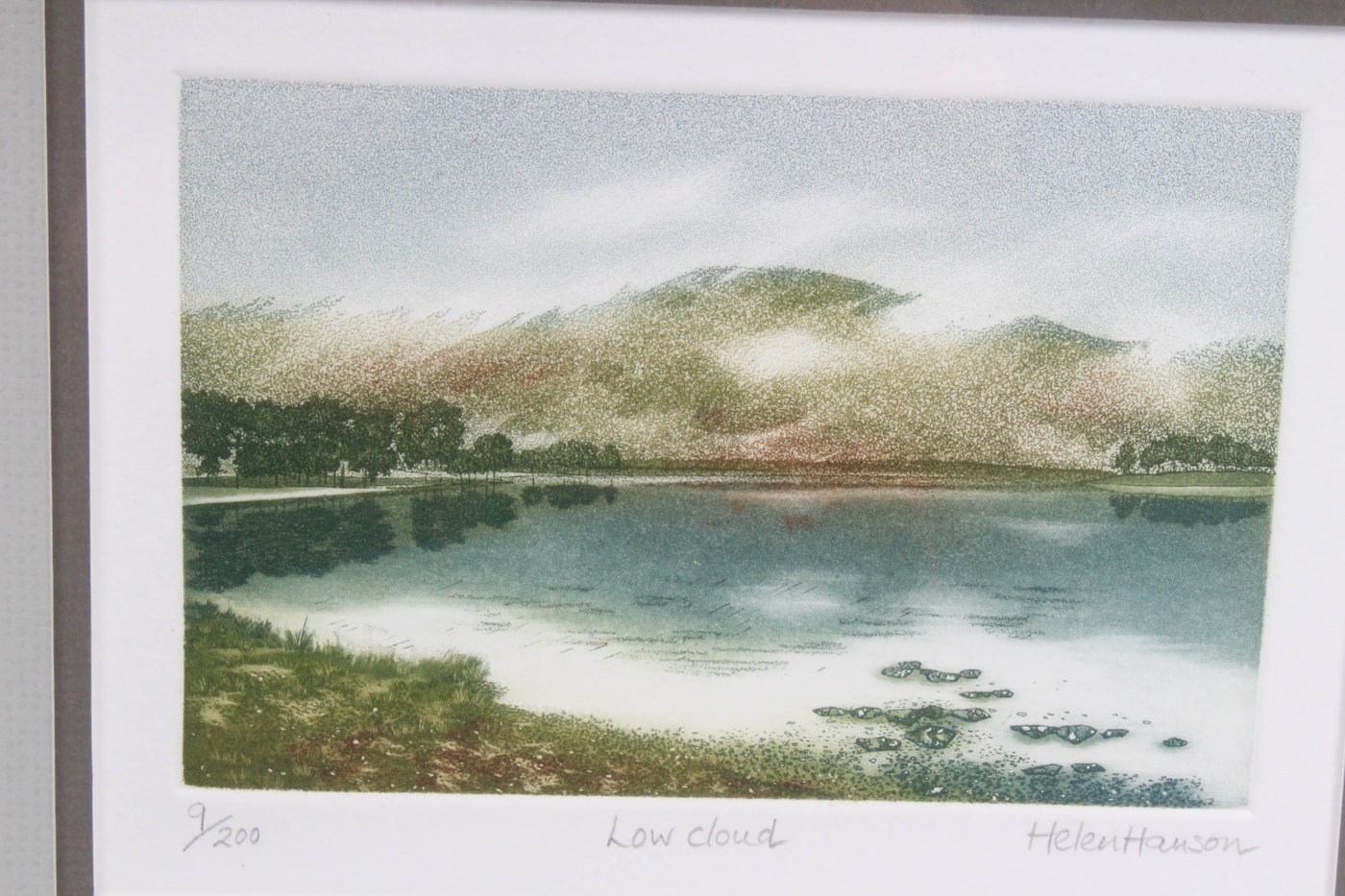 Original Limited Edition Helen Hanson Color Intaglio Prints Ebth