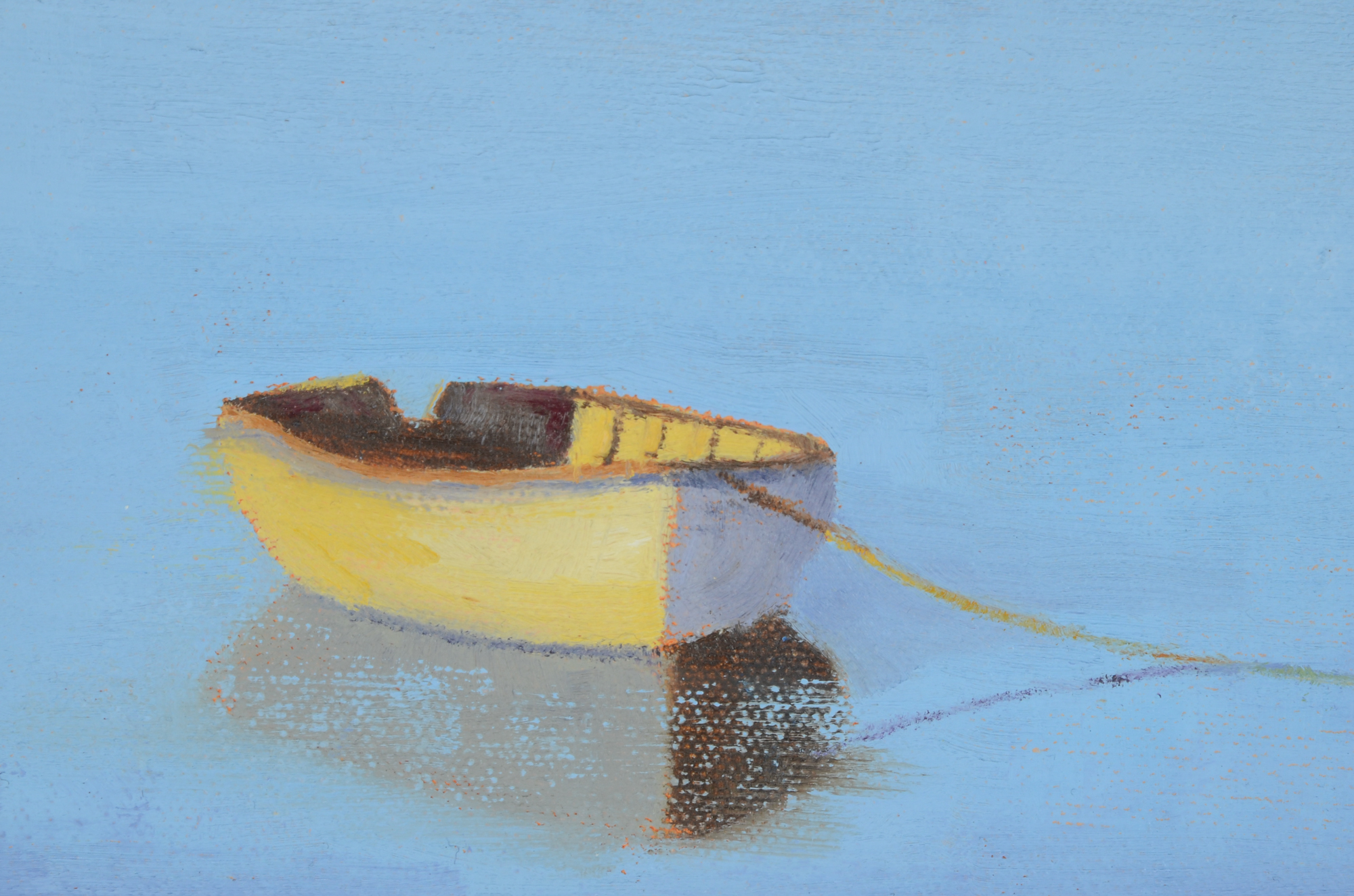 Rick Koehler Original Oil Painting on Canvasboard "Little Rowboat" | EBTH
