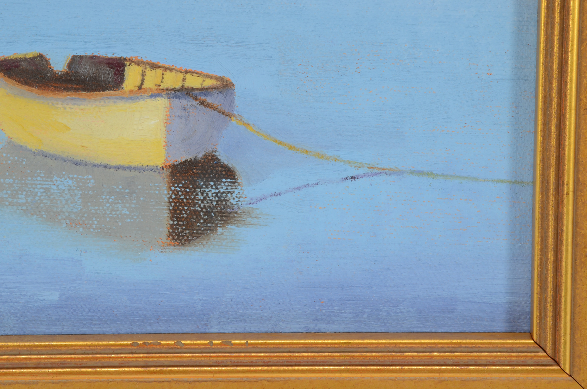 Rick Koehler Original Oil Painting on Canvasboard "Little Rowboat" | EBTH