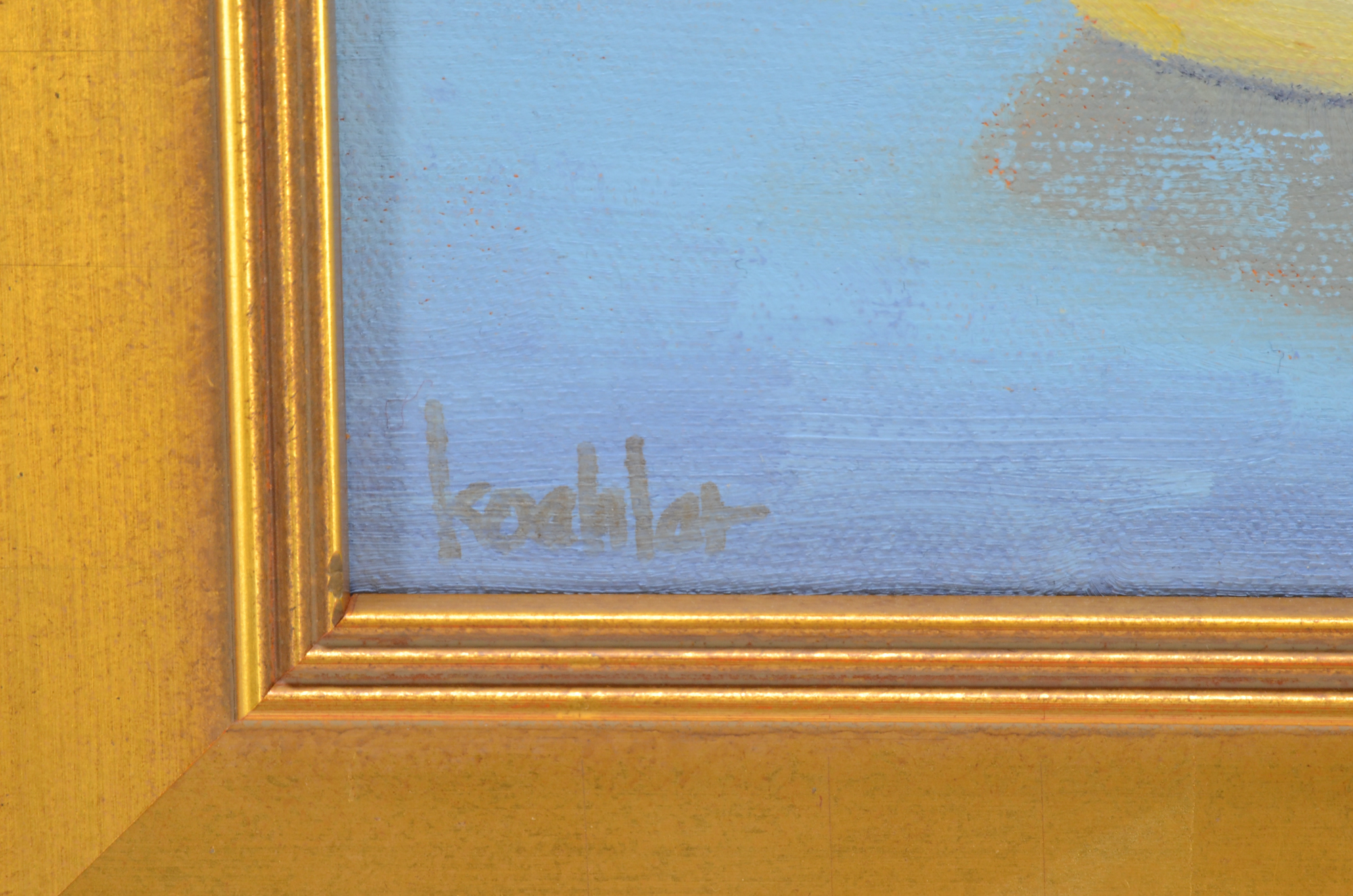 Rick Koehler Original Oil Painting on Canvasboard "Little Rowboat" | EBTH