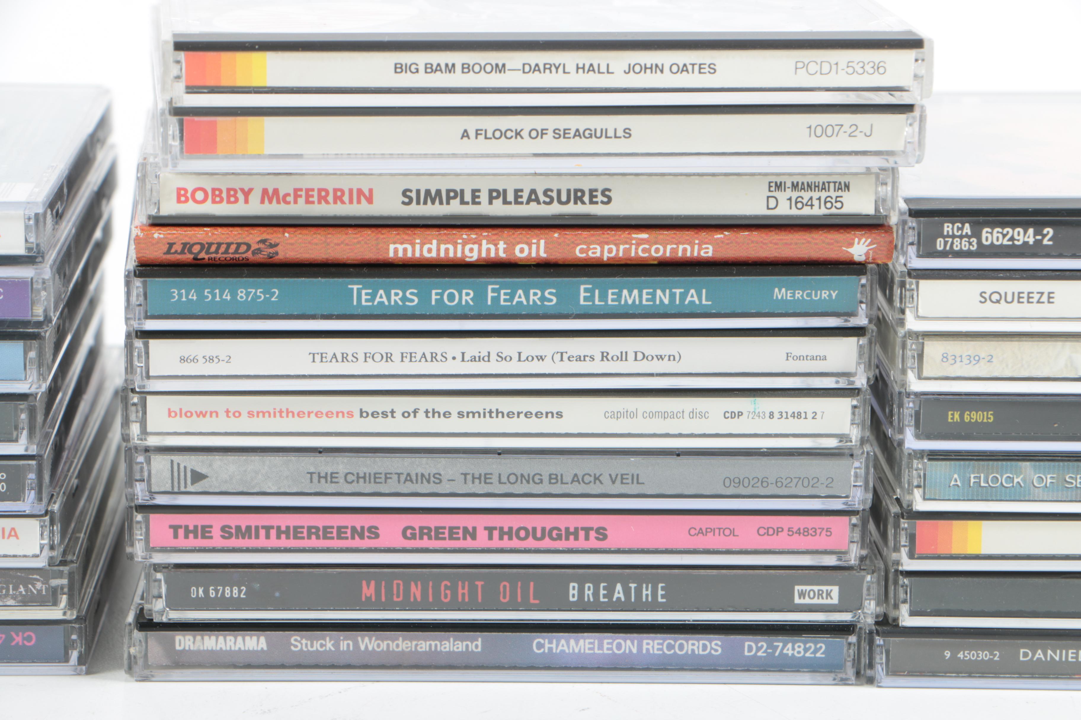 1980s CDs Including Midnight Oil, Tears For Fears, Flock of Seagulls ...