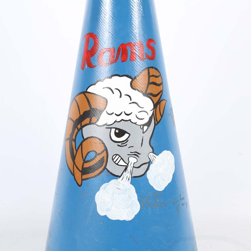 Vintage UNC Rams Megaphone | EBTH