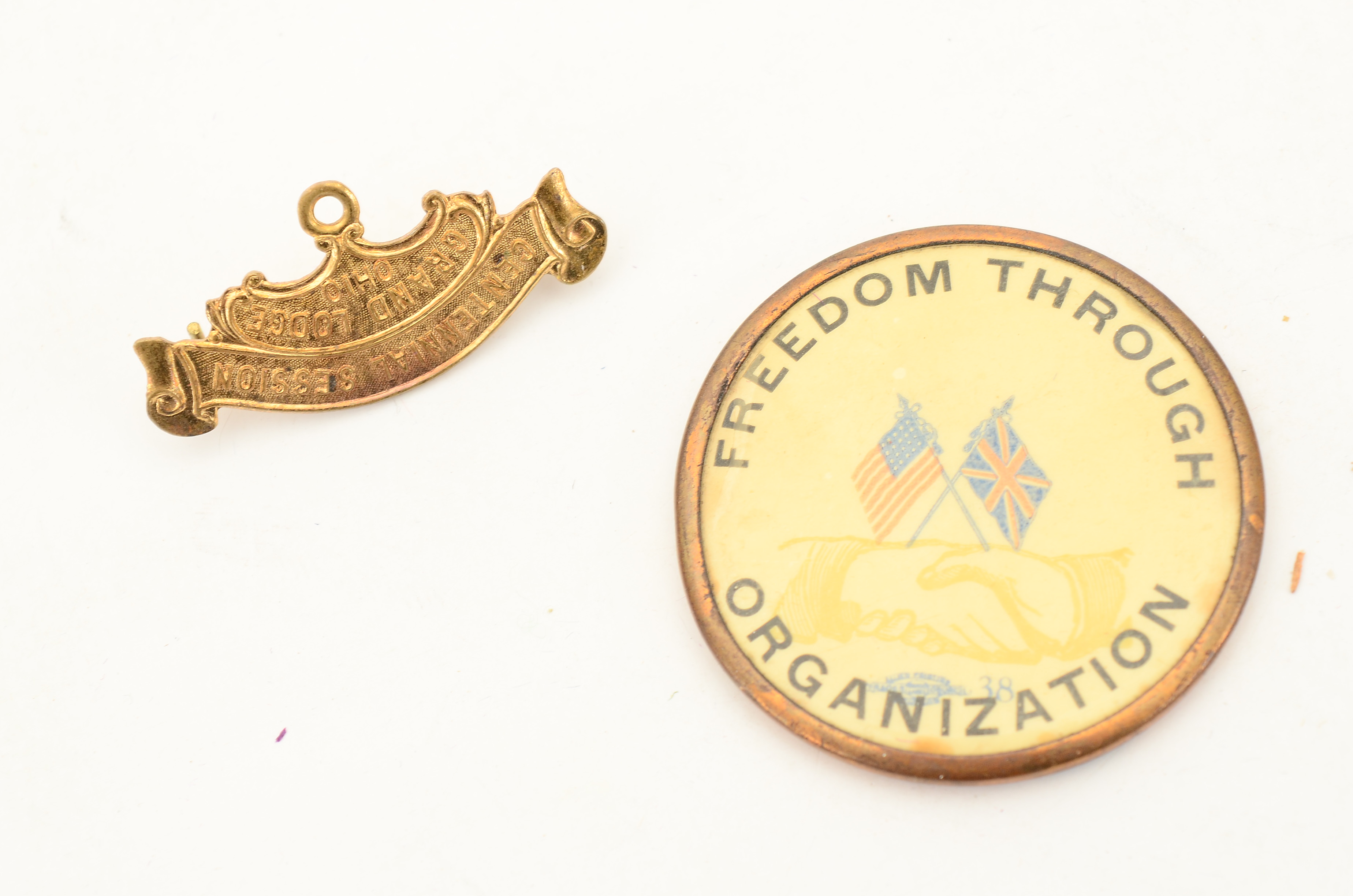 Antique Railroad Union and Masonic Ribbons and Pins | EBTH