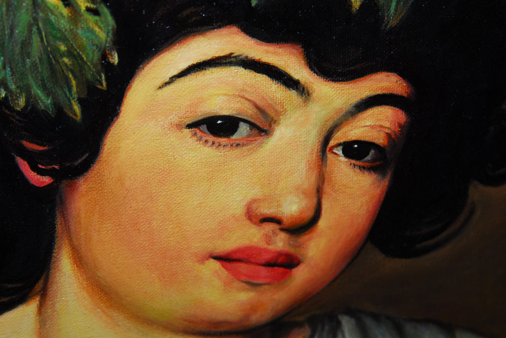 Copy Oil Painting After Michelangelo Caravaggio "Bacchus" | EBTH
