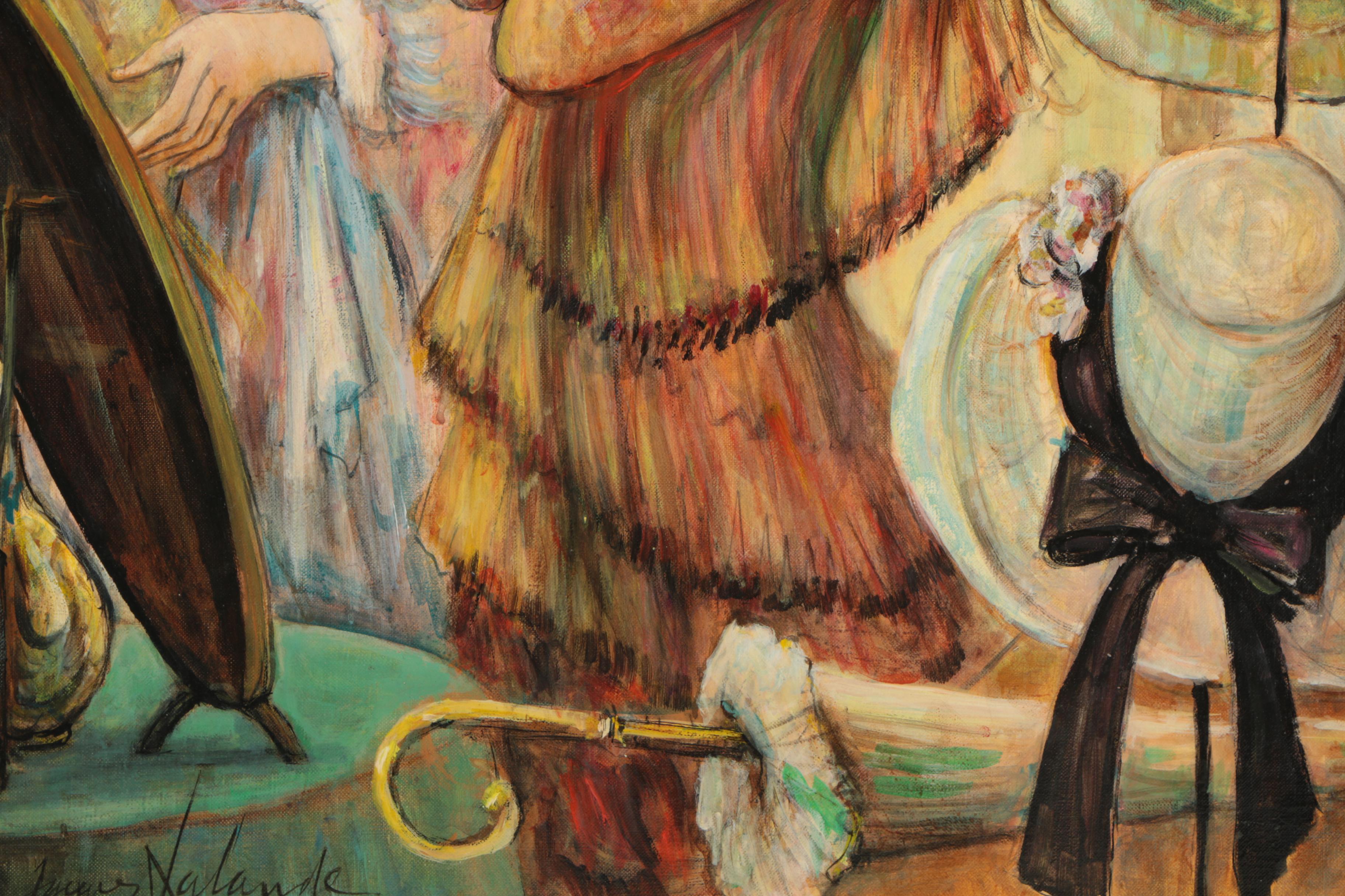 Jacques Lalande Mid-Century Oil Painting | EBTH