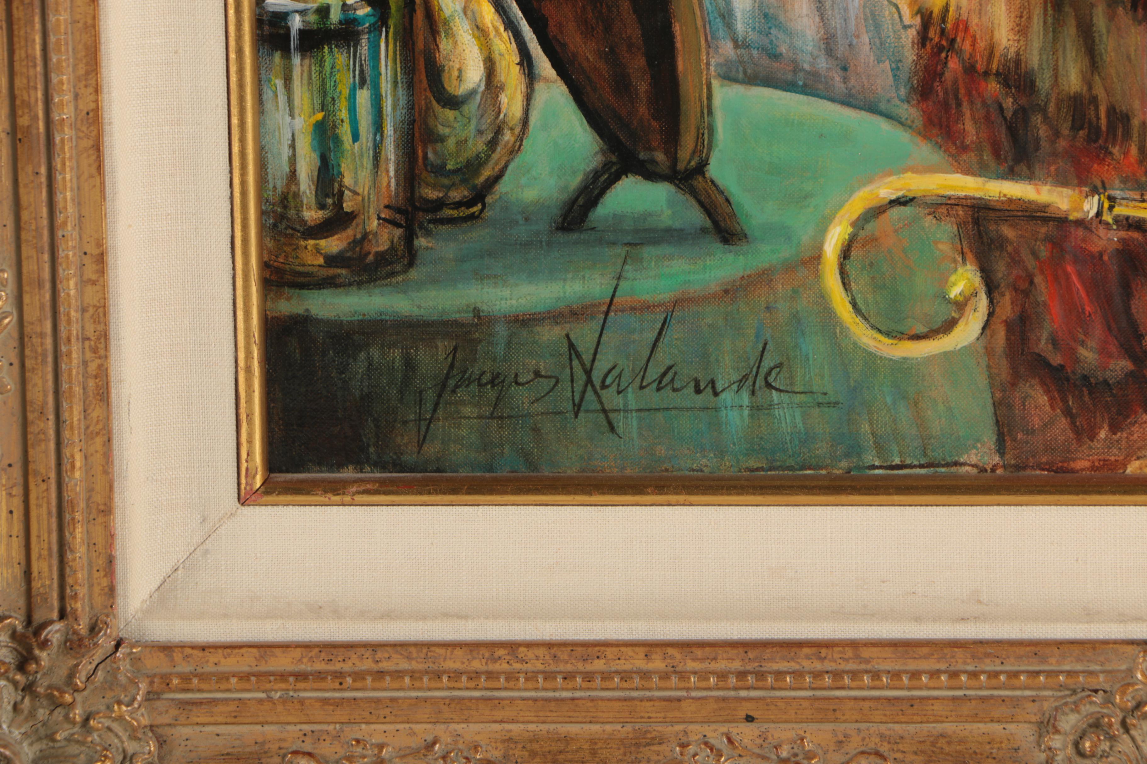 Jacques Lalande Mid-Century Oil Painting | EBTH