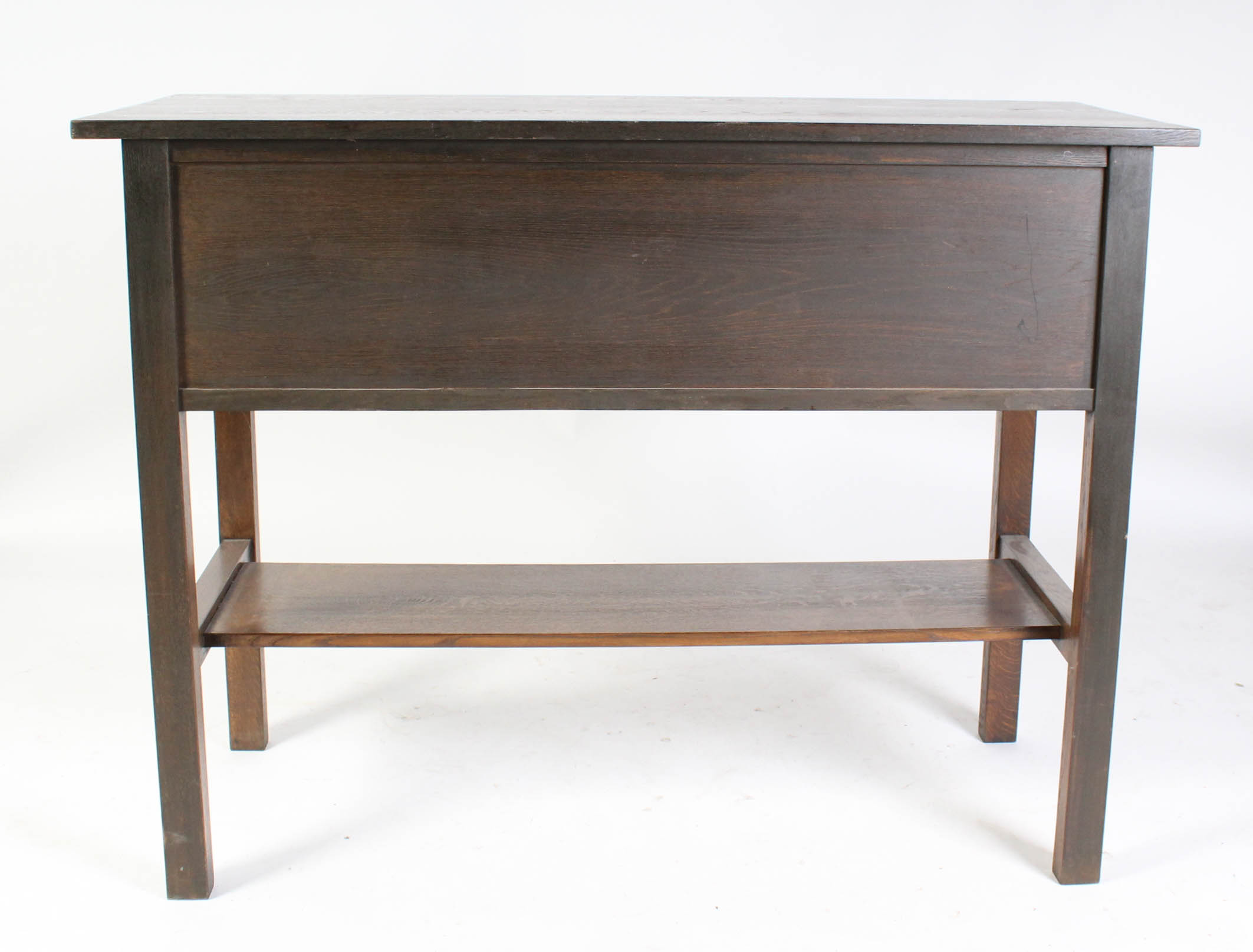 Stained Oak Craftsman Style Buffet | EBTH