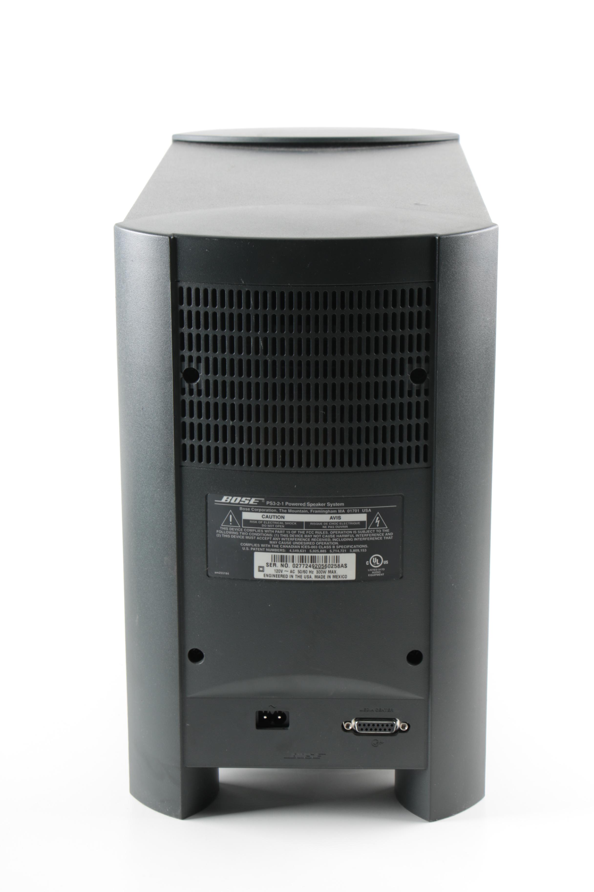 Bose AV3-2-1 Media Center and PS3-2-1 Speaker System | EBTH