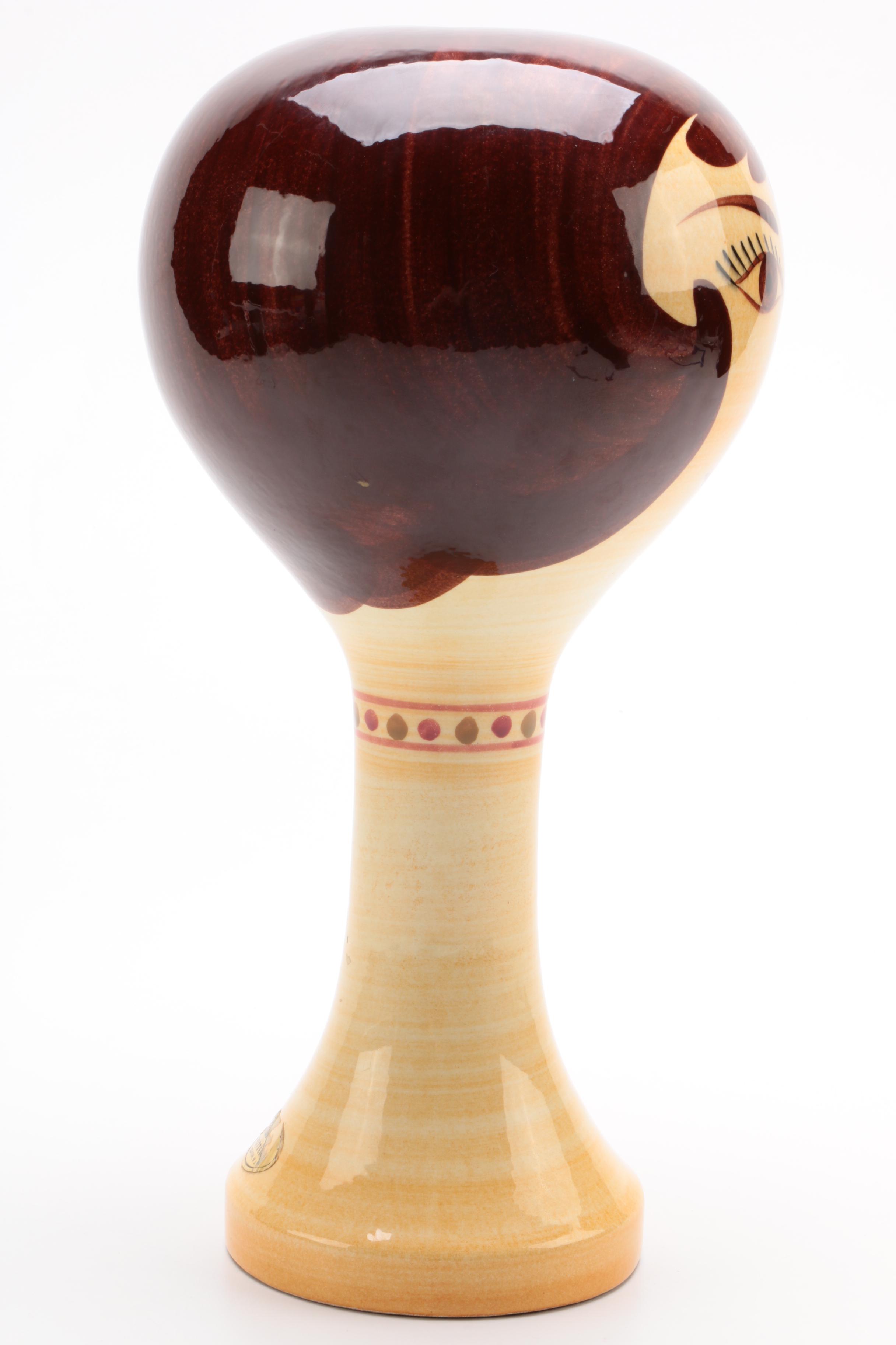 Mid 20th-Century Stangl Pottery Wig Stand | EBTH