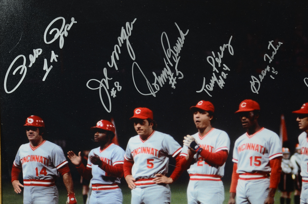 Great Eight (Reds) Signed Photo COA | EBTH