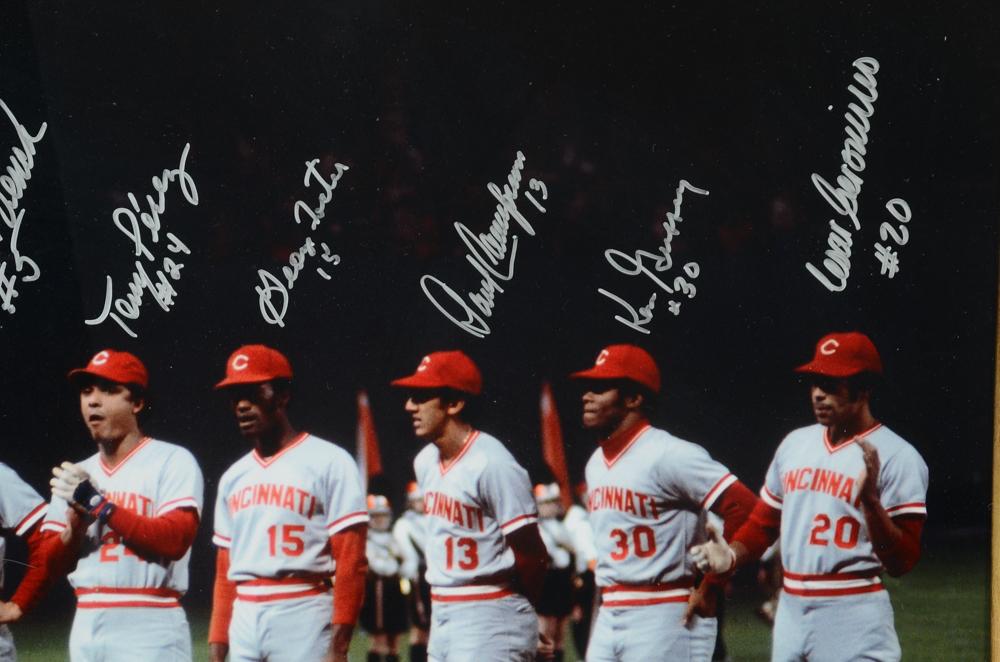 Great Eight (Reds) Signed Photo COA | EBTH