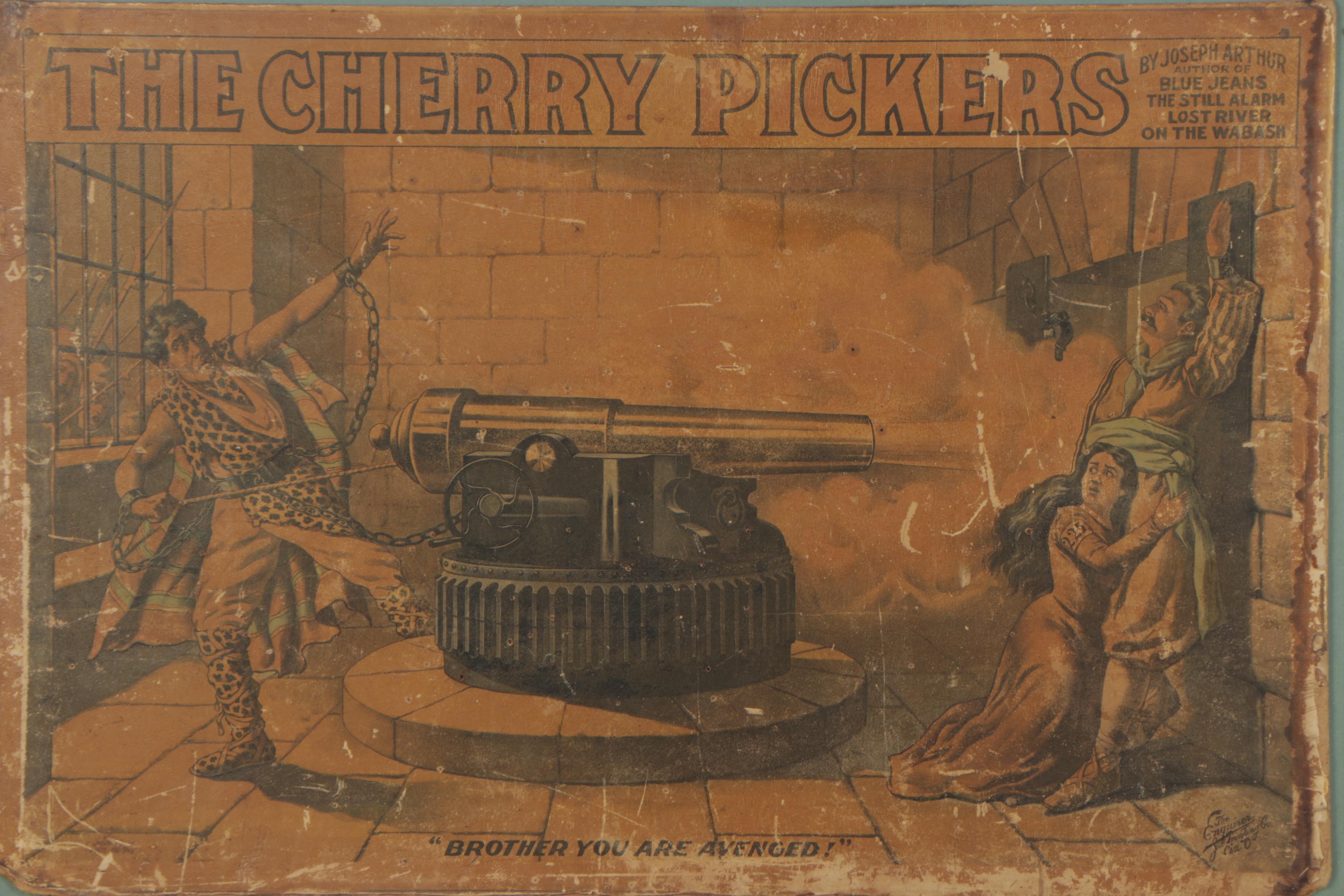 Antique Poster for the "The Cherry Pickers" Stage Play | EBTH