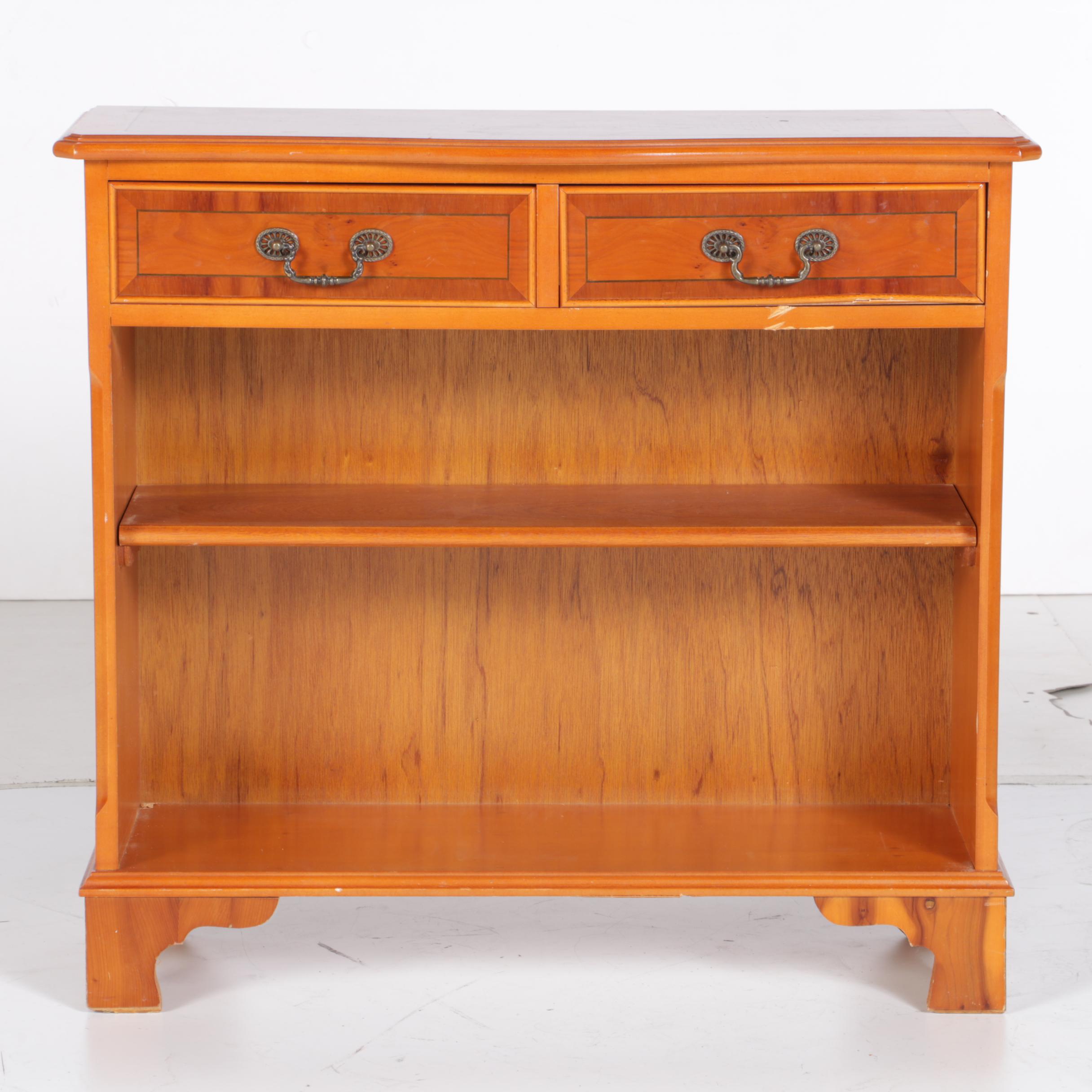 Traditional Style Yew Wood Side Cabinet | EBTH