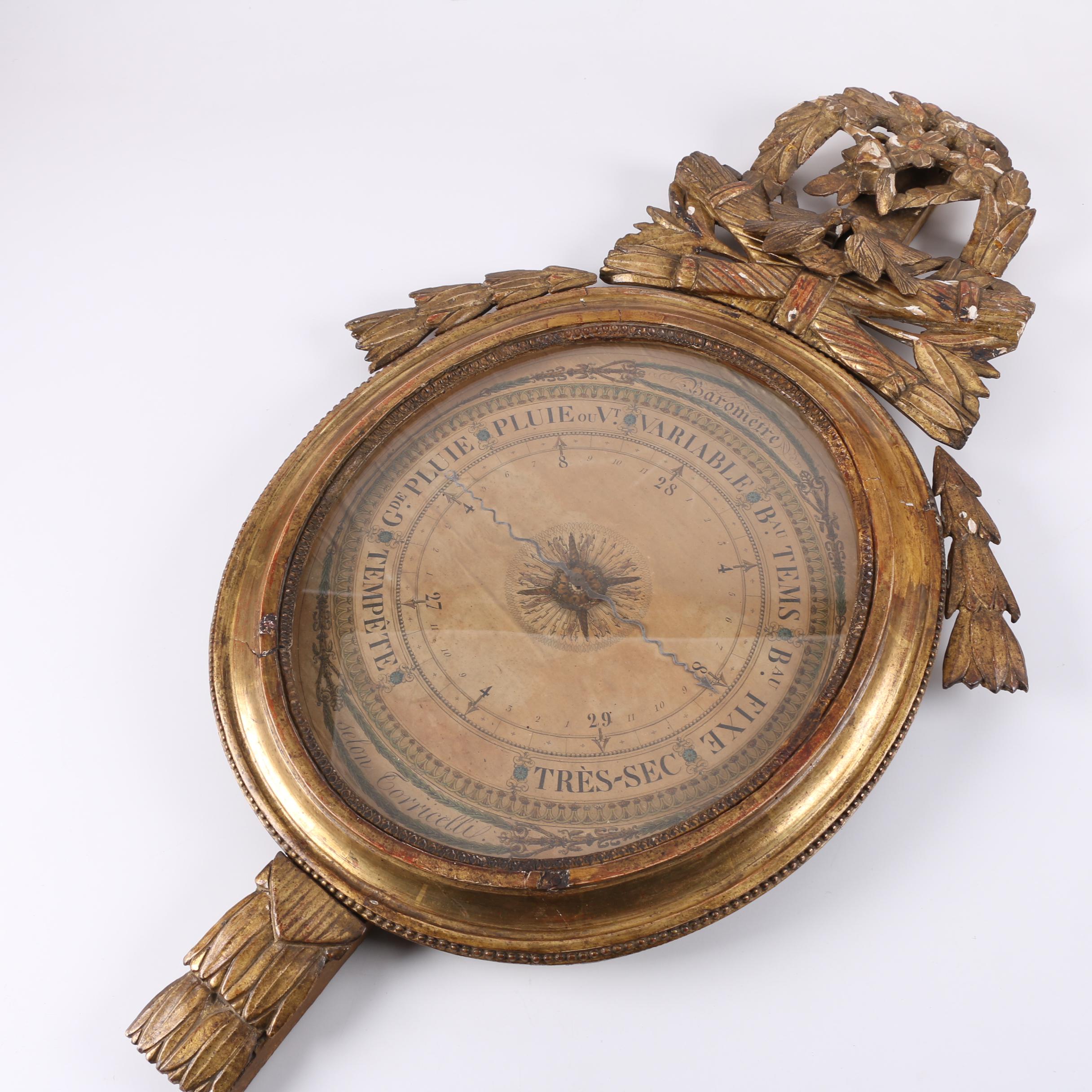 18th Century Louis XVI French "Selon Torricelli" Barometer | EBTH