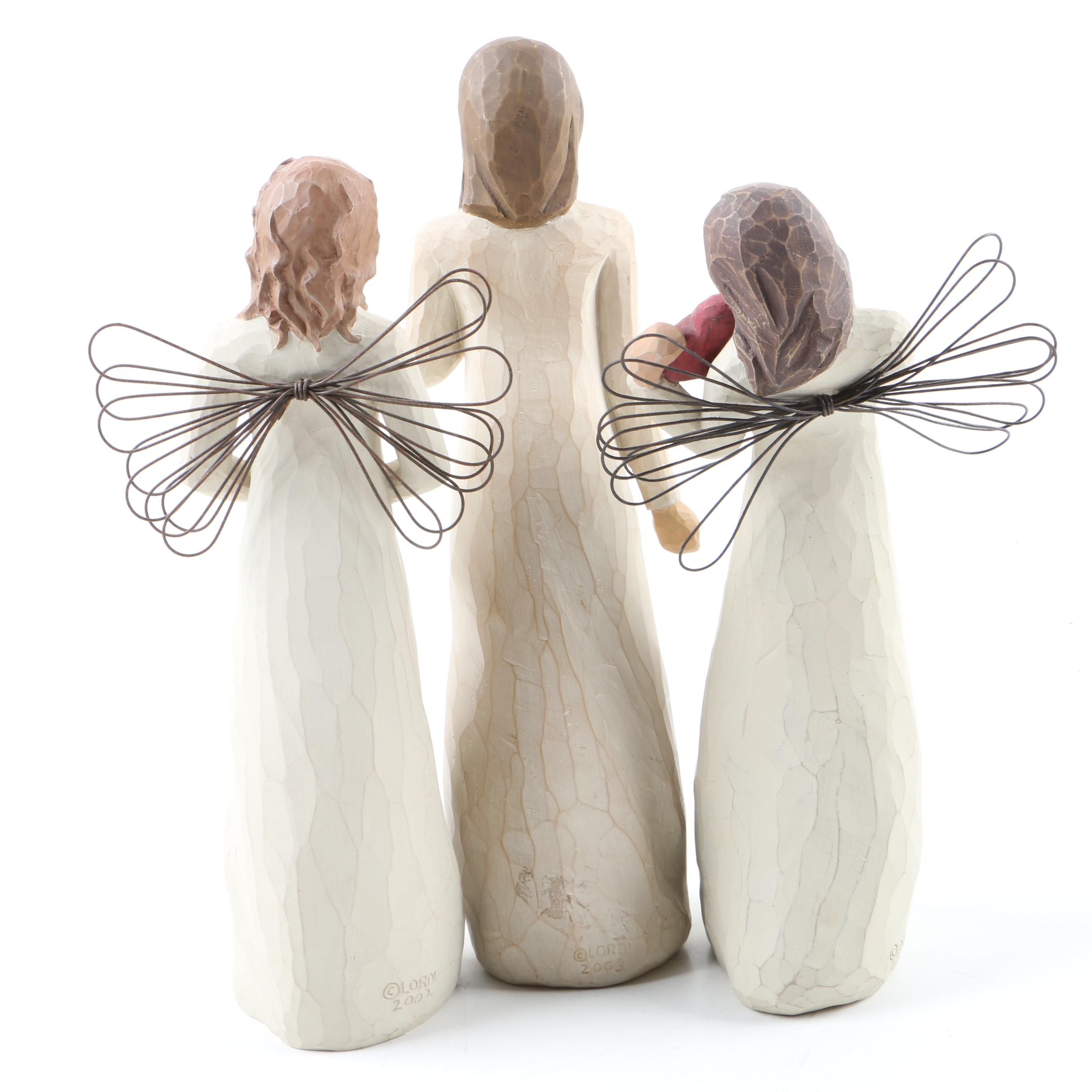 Willow Tree "Angel of Summer" Wooden Angel Figurines | EBTH