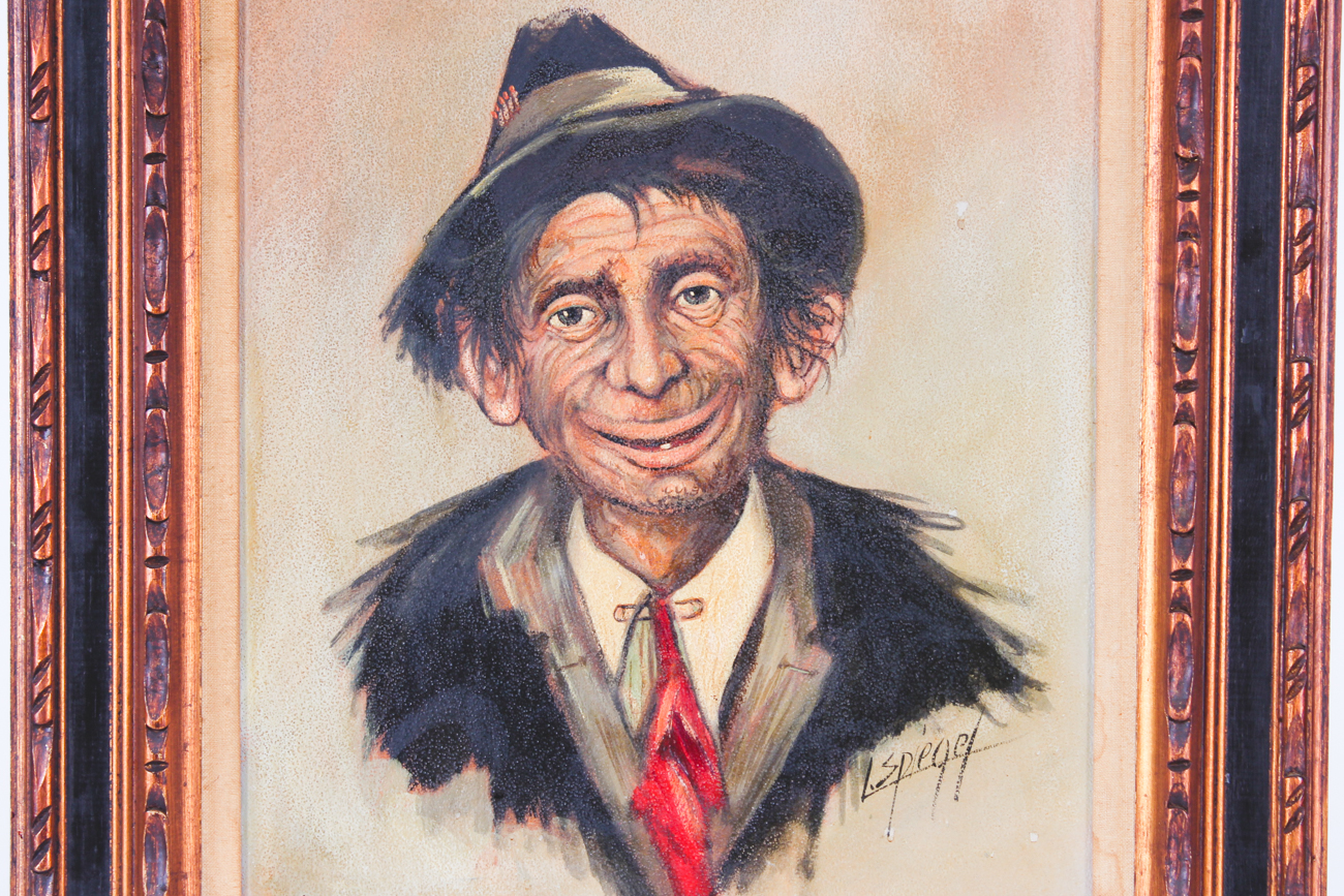 Louis Spiegel Original 1967 Oil Painting on Board | EBTH