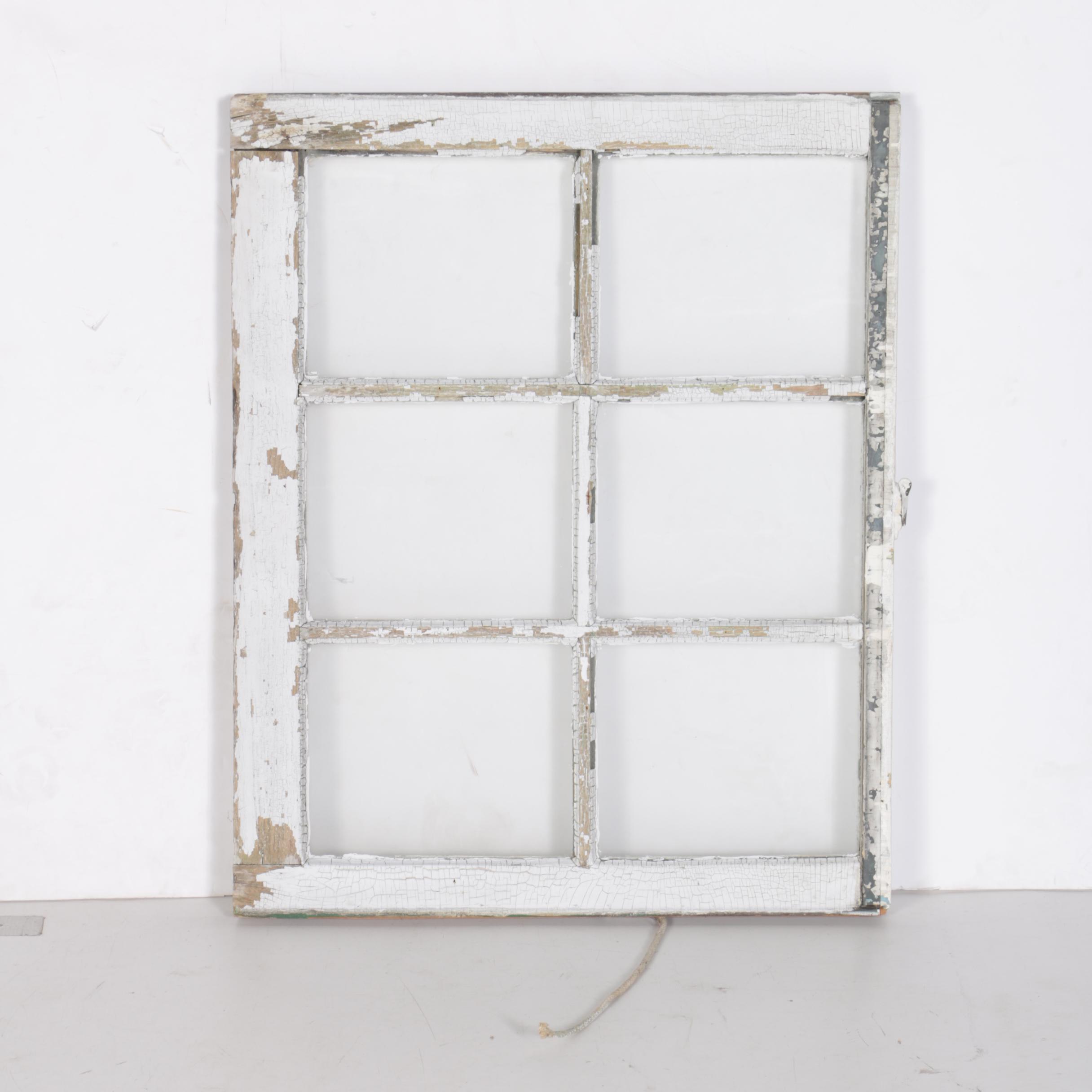 Vintage Wood Double-Hung Window | EBTH
