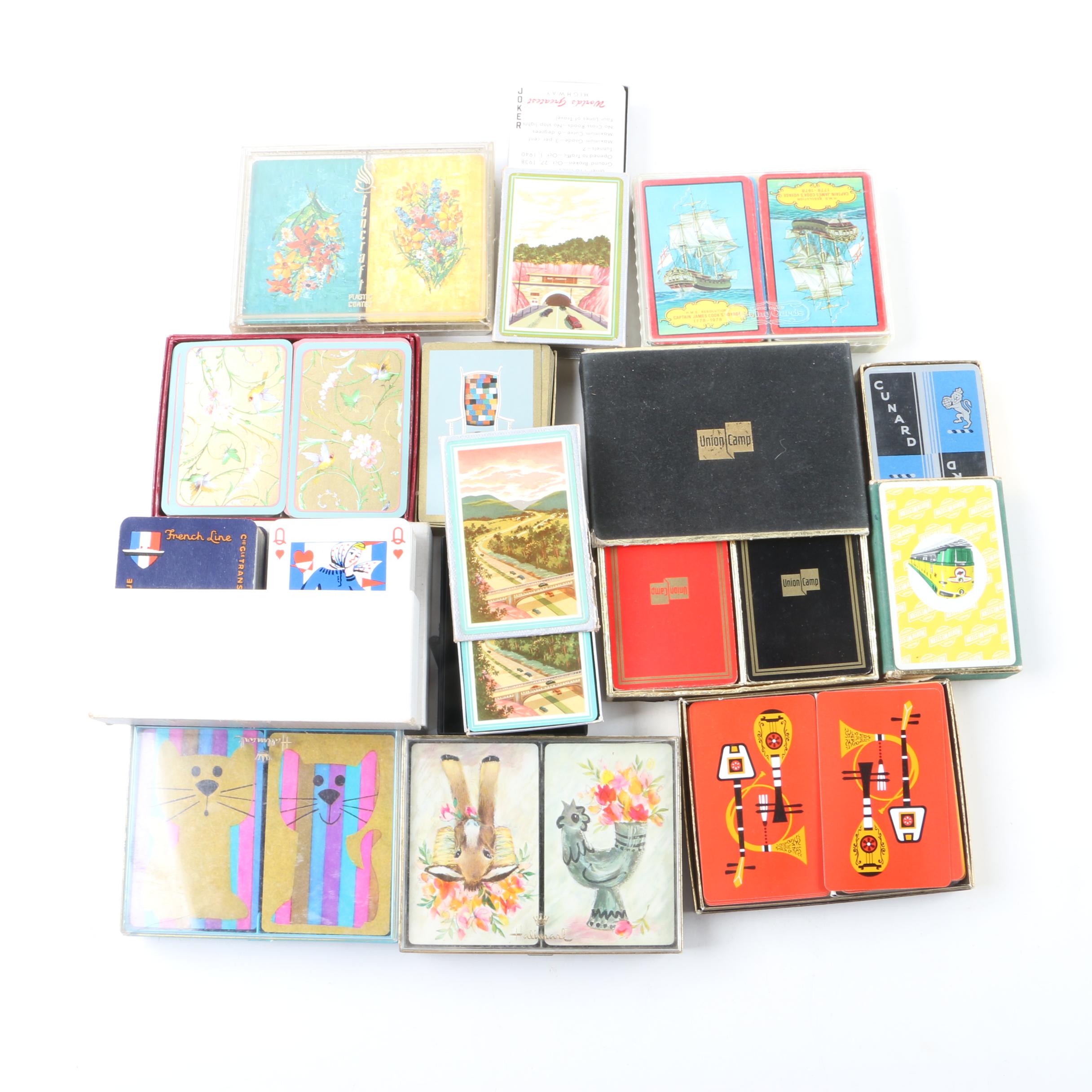 Vintage Playing Card Collection Featuring Hamilton, Stancraft, and More ...