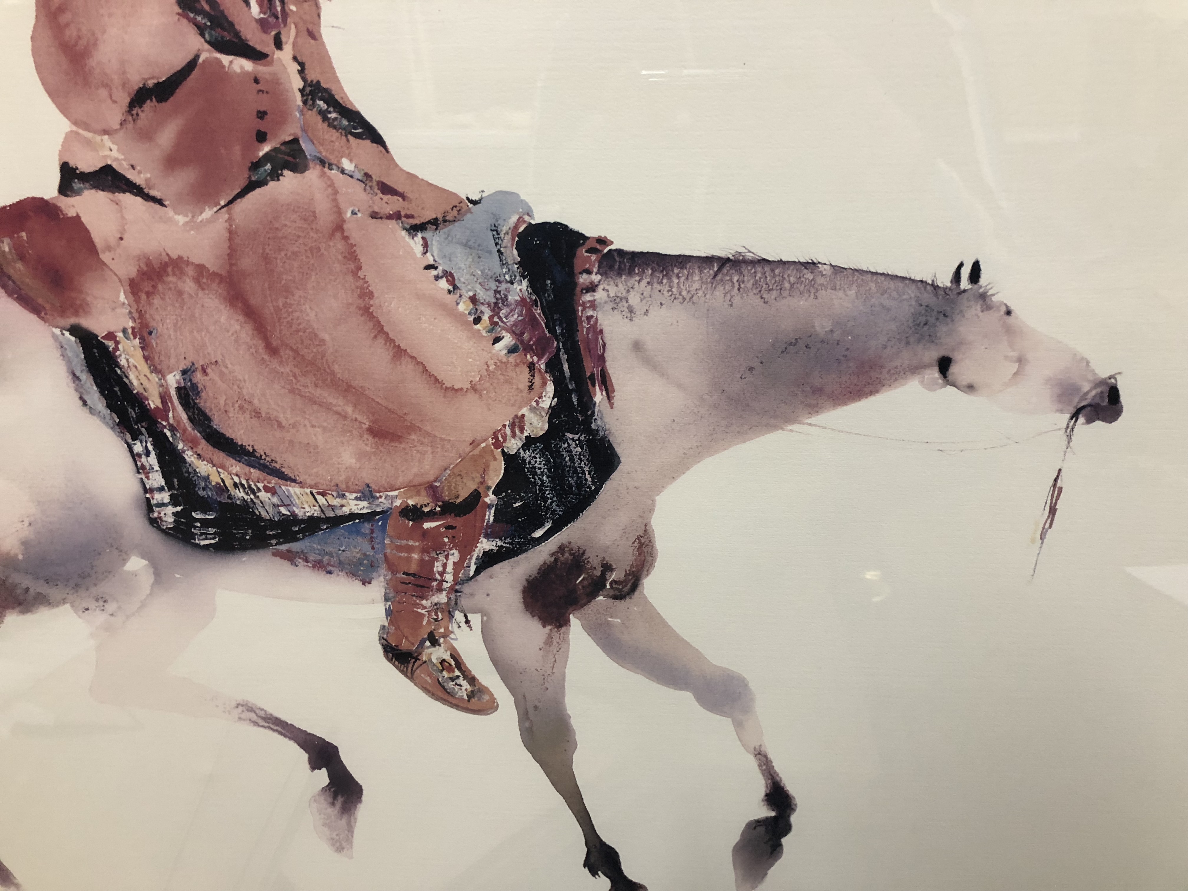 Joan Cawley Gallery Offset Lithograph Poster After Carol Grigg "Crow Warrior" | EBTH