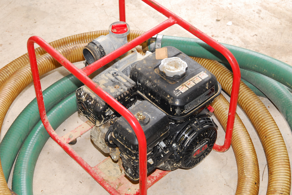 Multiquip Inc. Model QP204 Contractor Pump with Honda Engine and Hoses ...