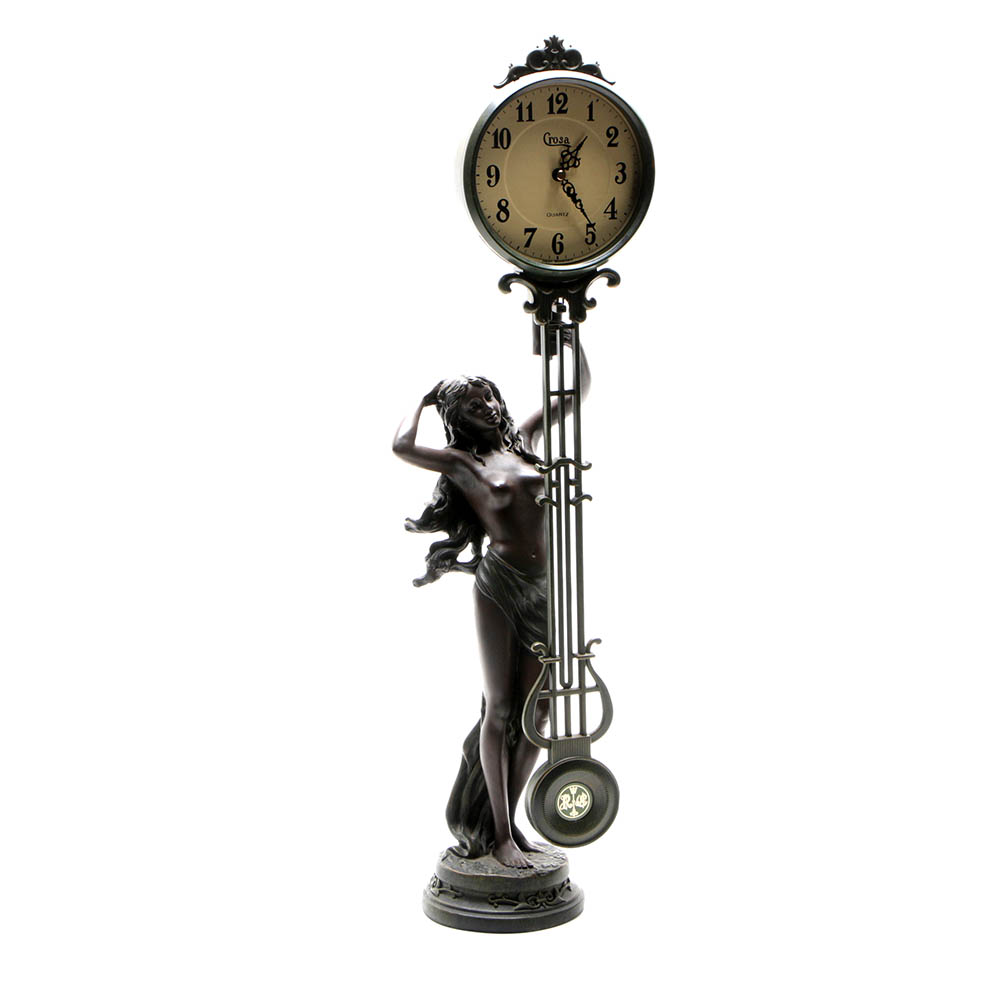 Crosa Lyre Pendulum Swinging Clock | EBTH