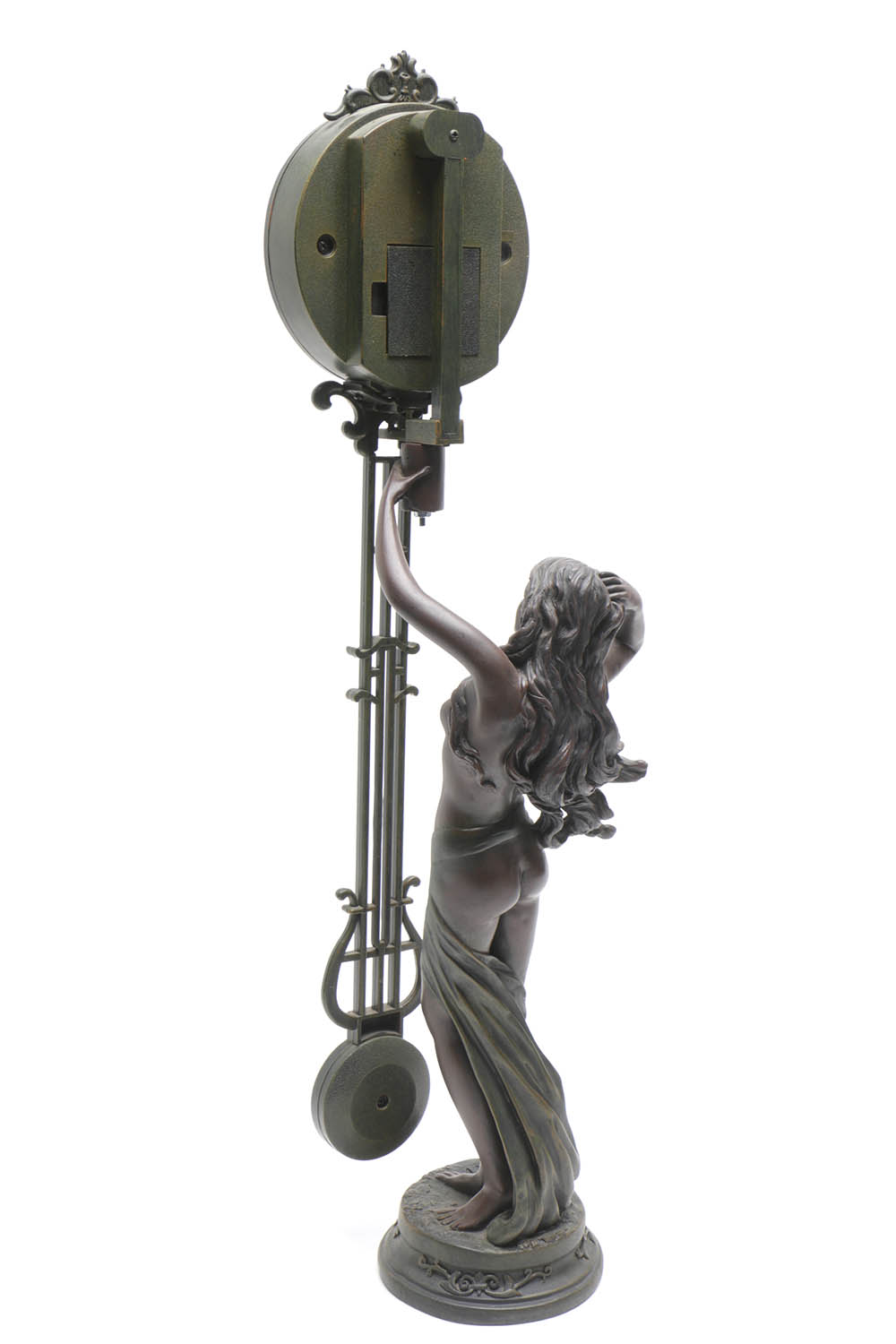Crosa Lyre Pendulum Swinging Clock | EBTH