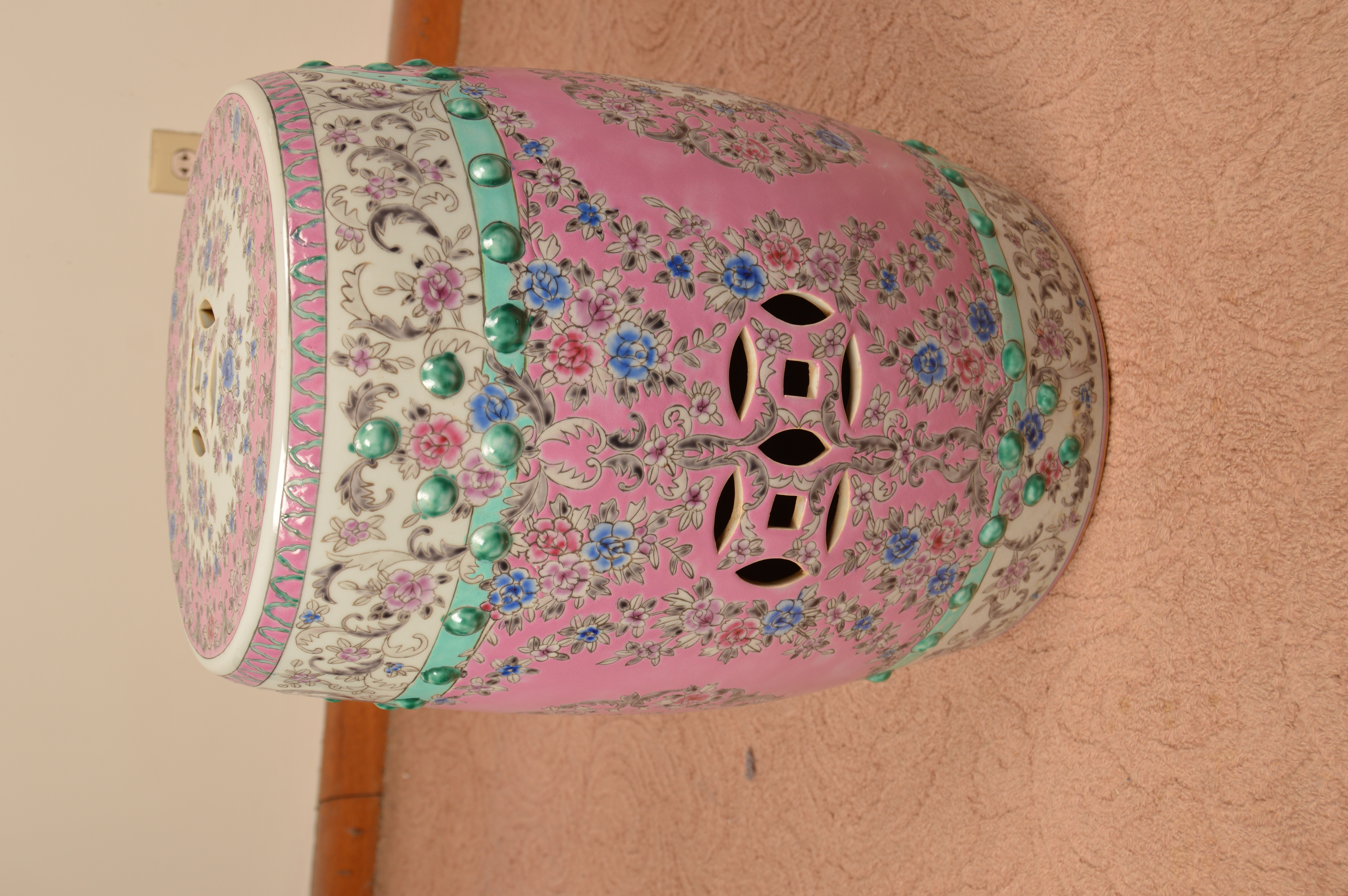 Chinese Influenced Ceramic Garden Stools | EBTH
