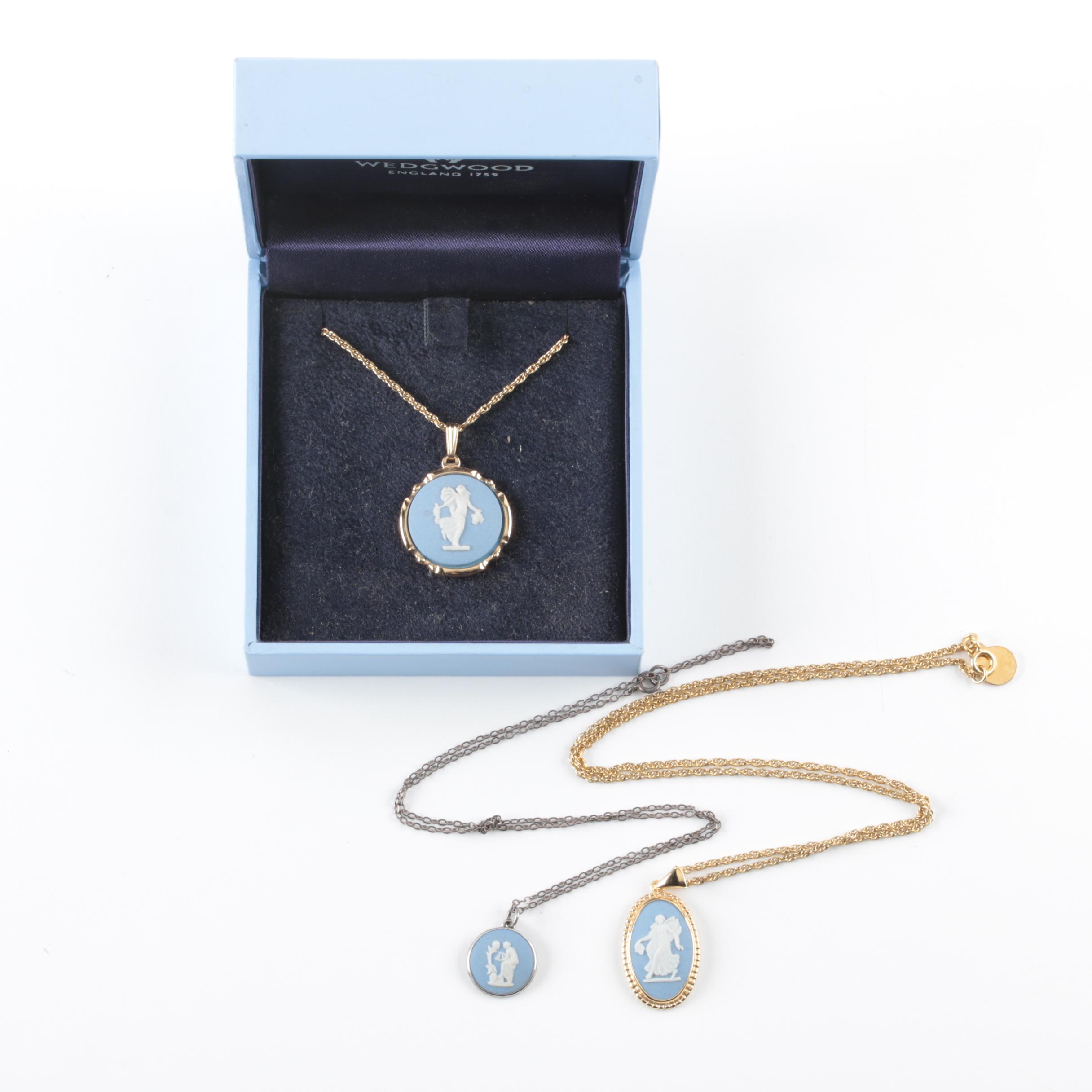 Wedgwood Jasperware Necklaces Including Sterling Silver | EBTH