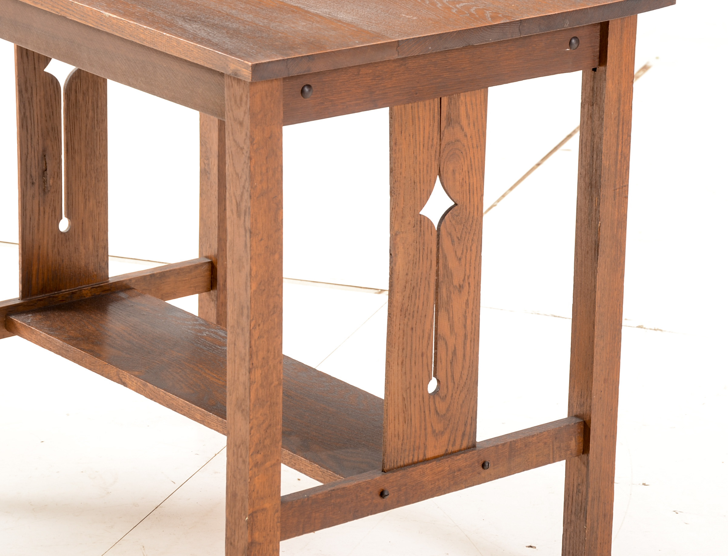 Mission Oak Library Table | EBTH