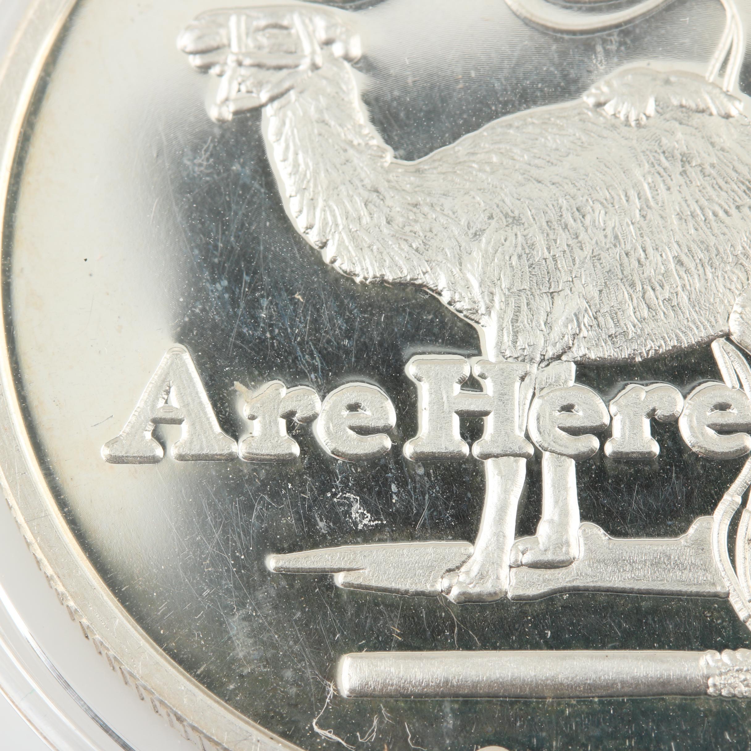Camel Cigarettes 1-Ounce Proof Silver Round | EBTH
