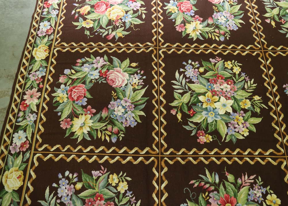 Needlepoint Area Rug | EBTH