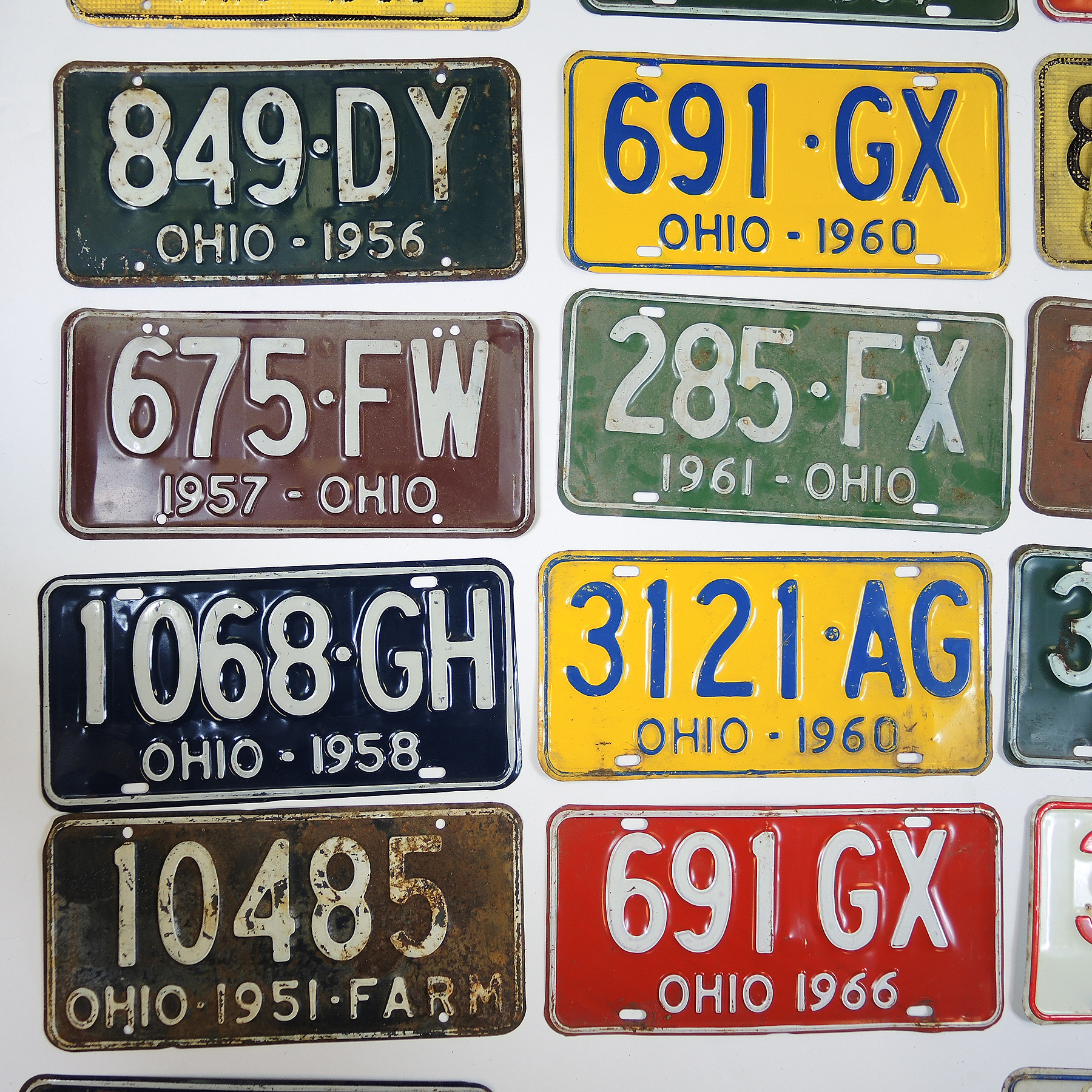 Vintage Ohio Vehicle License Plates | EBTH