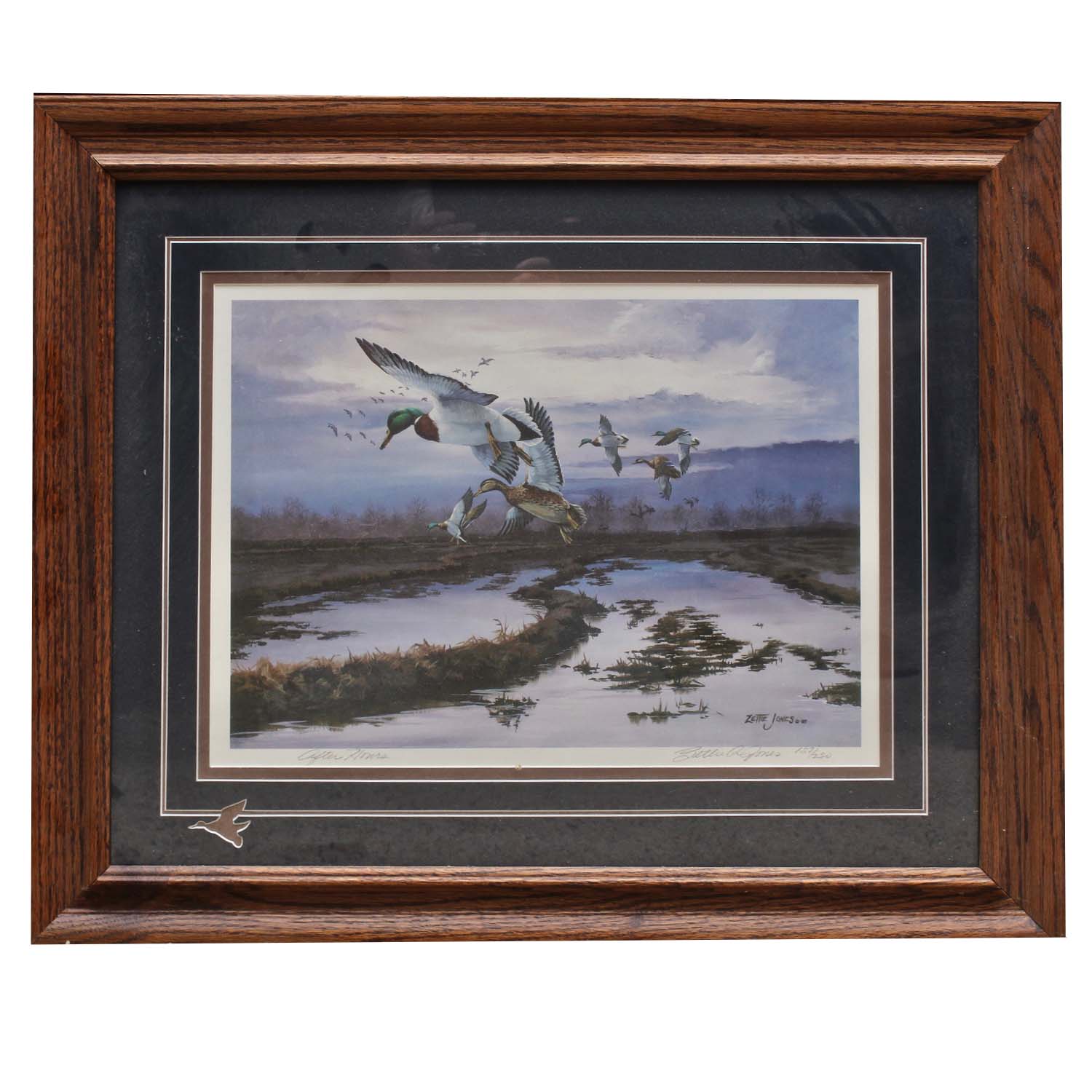 Zettie Jones Signed Limited Edition Offset Lithograph "After Hours" | EBTH