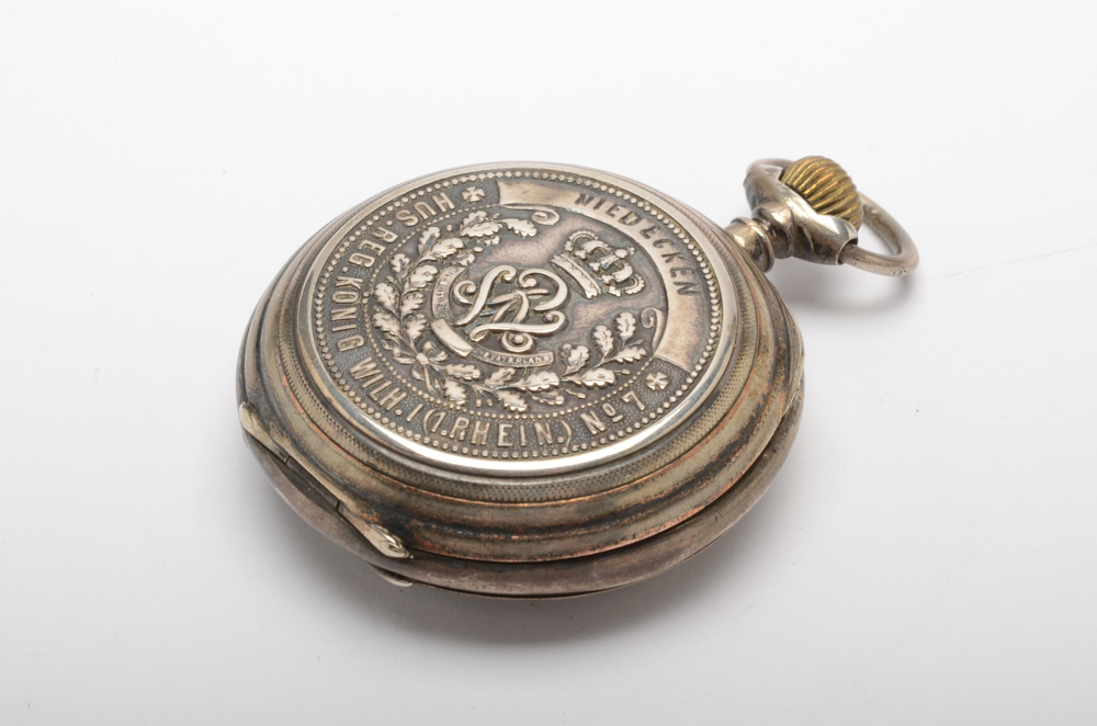 Antique German Military Pocket Watch in .800 Silver | EBTH