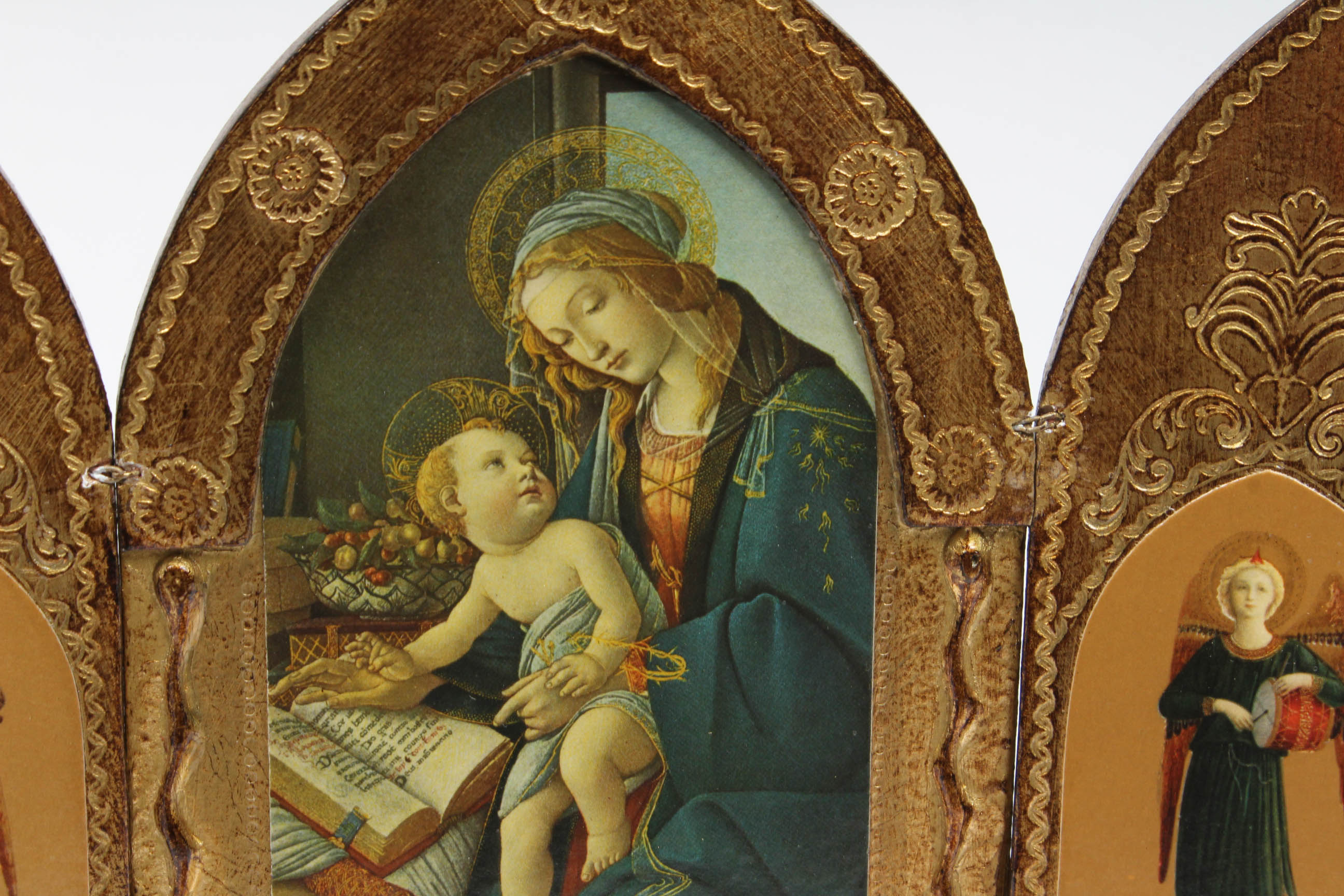 Italian Florentine Icon Triptych and Panels | EBTH