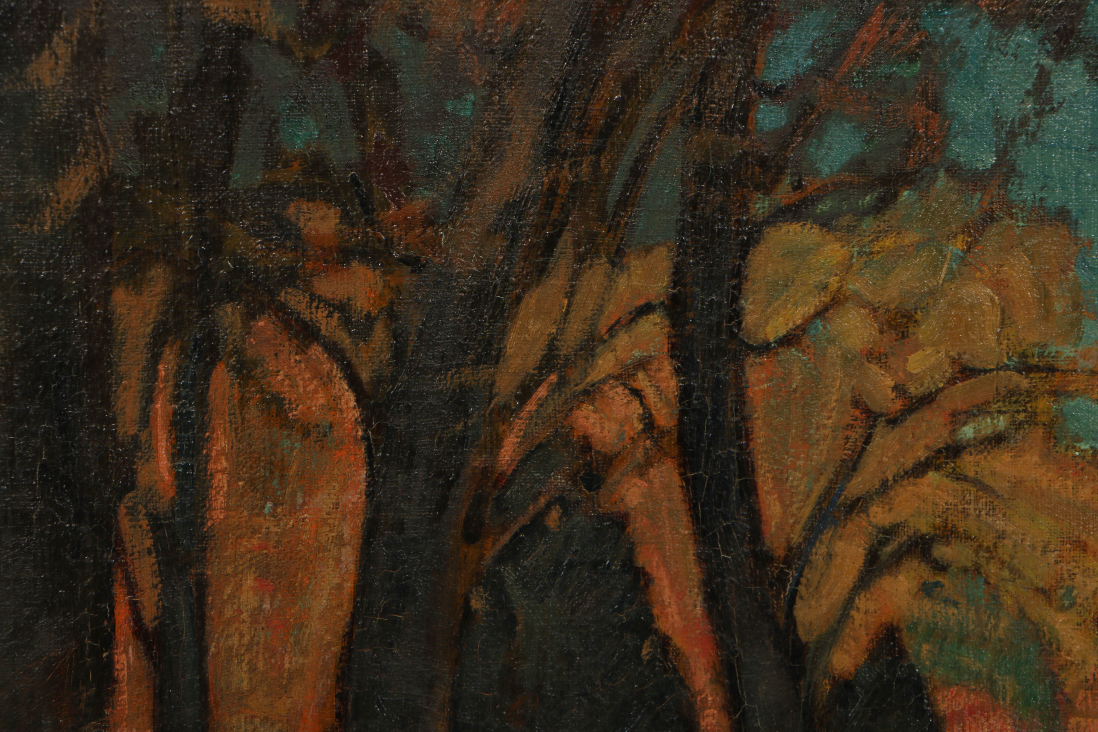 Robert Whitmore Oil Painting on Canvas Figural Landscape | EBTH