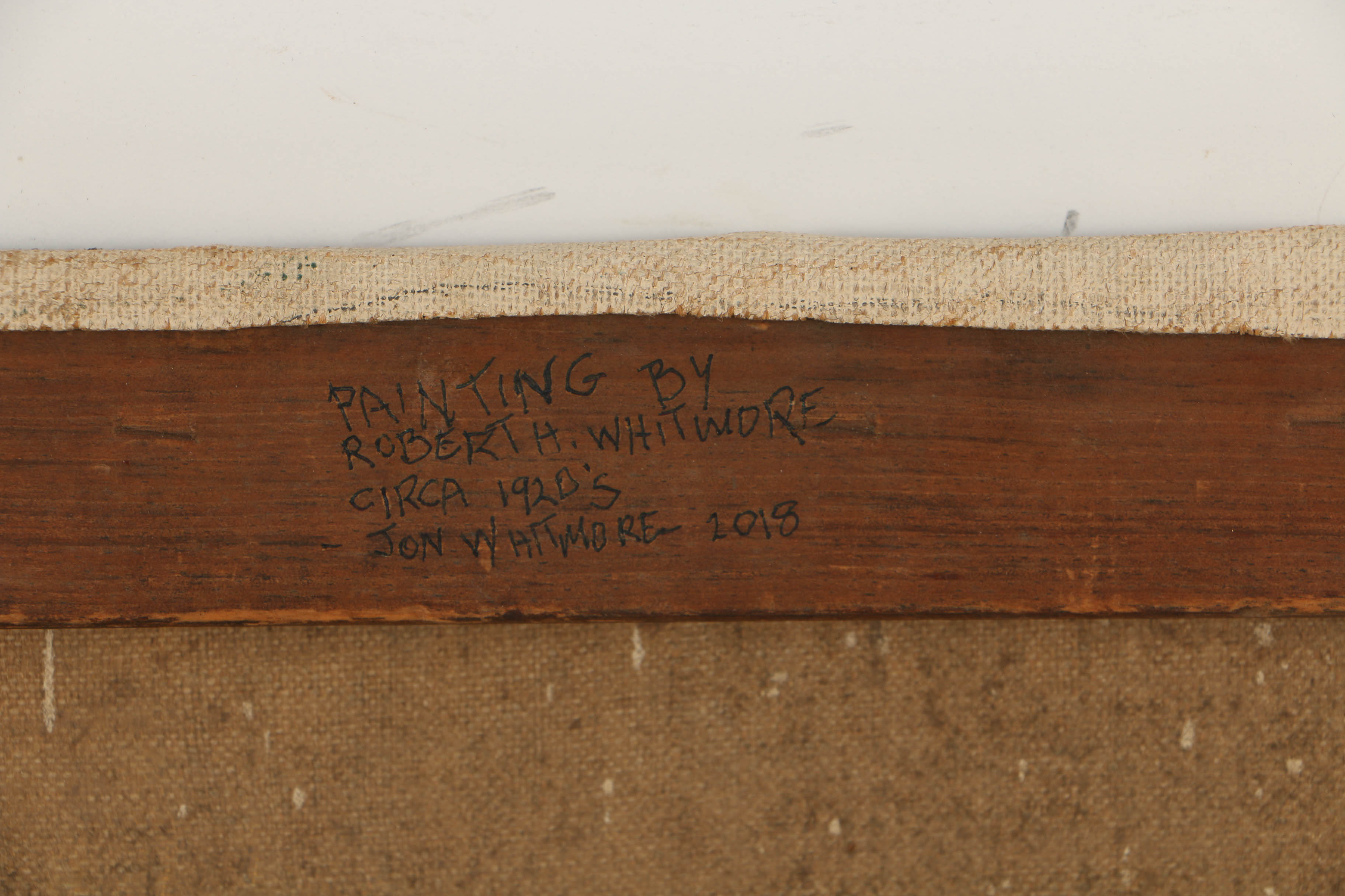 Robert Whitmore Oil Painting on Canvas Figural Landscape | EBTH