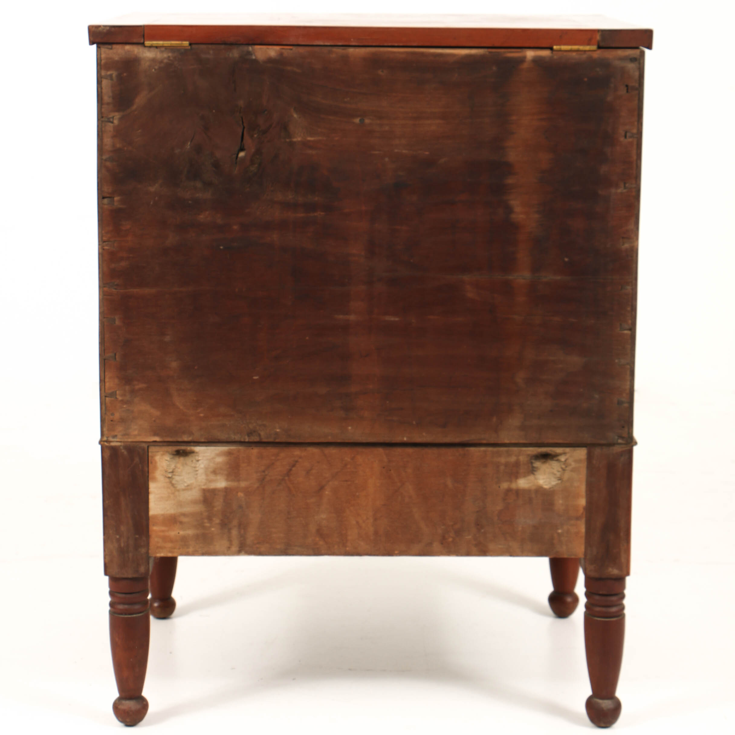 Antique Late Federal Cherry Southern Sugar Chest, Probably Tennessee or ...